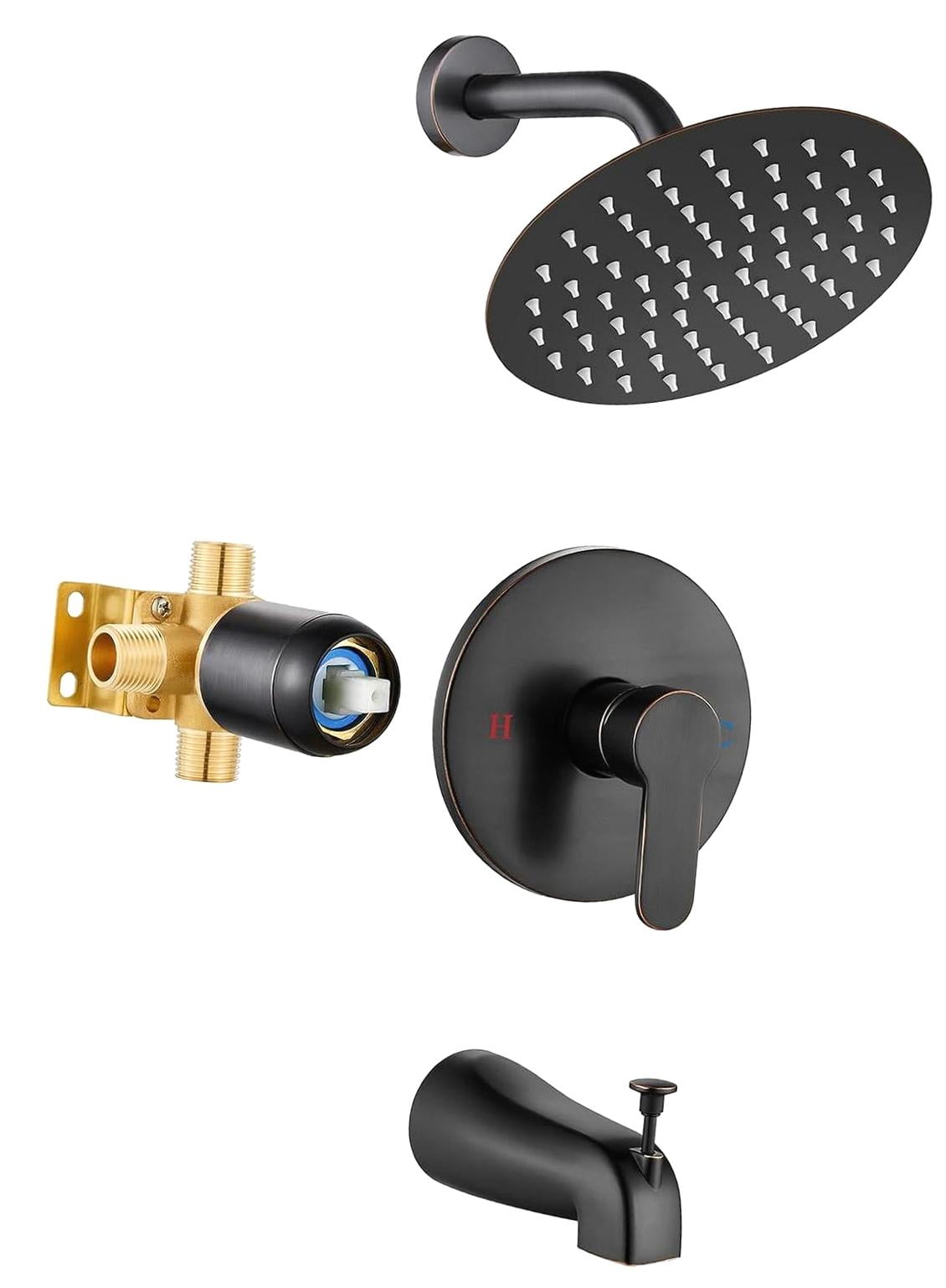 GZHJMY Shower with Tub Spout Bathtub Kit Complete Tub Shower Trim Kit ...