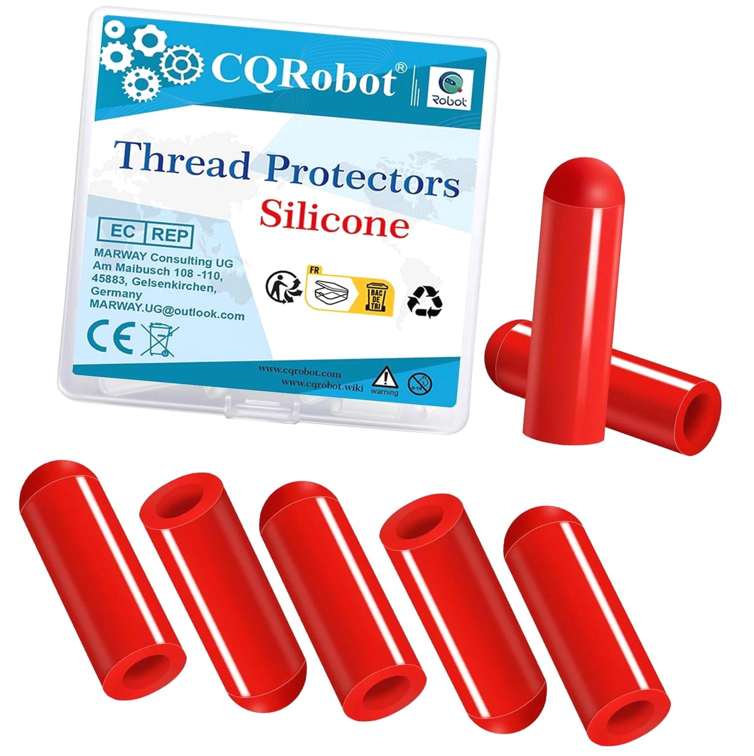 GZHJMY Silicone End Caps 100pcs 1/5 Inch High Temperature Protective ...