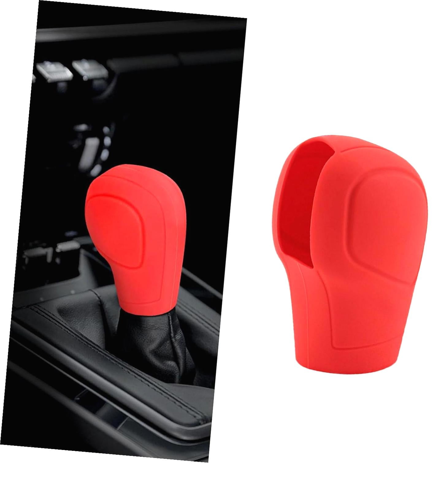GZHJMY Silicone Gear Shift Knob Cover, Protective Sleeve for Car Shift ...