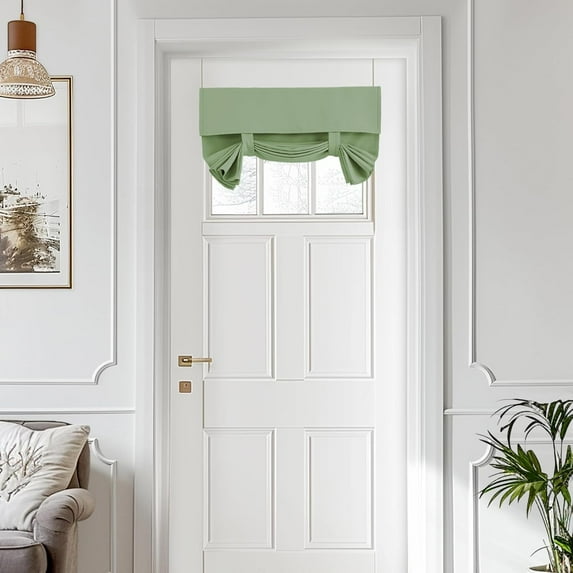 GZHJMY Small Door Window Curtains 1 Panel, W24 L18, , Privacy Thermal ...