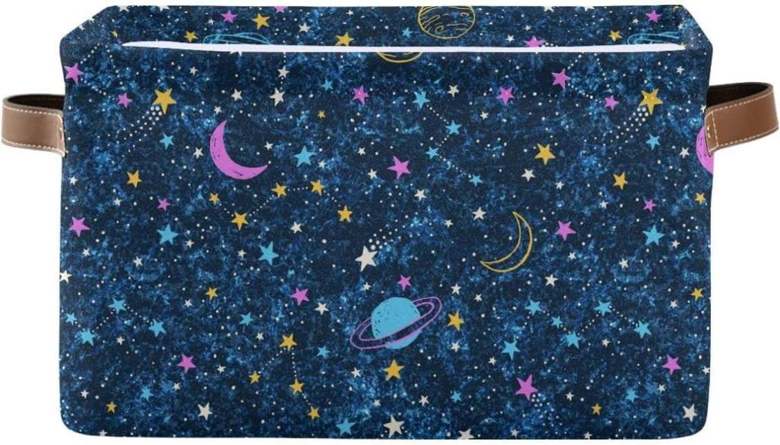 GZHJMY Space Planet Rectangular Storage Bin, Collapsible Toy Storage ...