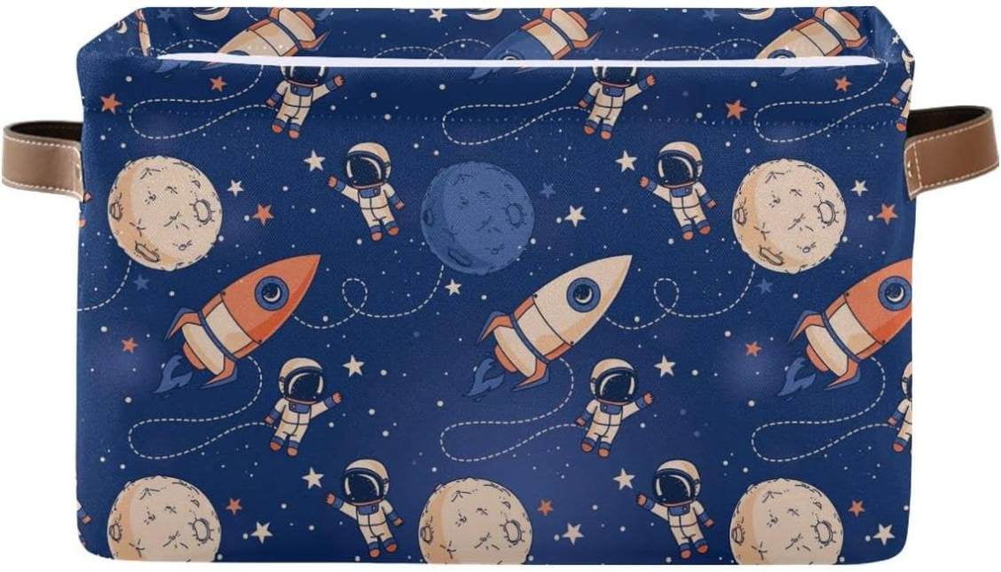 GZHJMY Space Planet Rectangular Storage Bin, Collapsible Toy Storage ...
