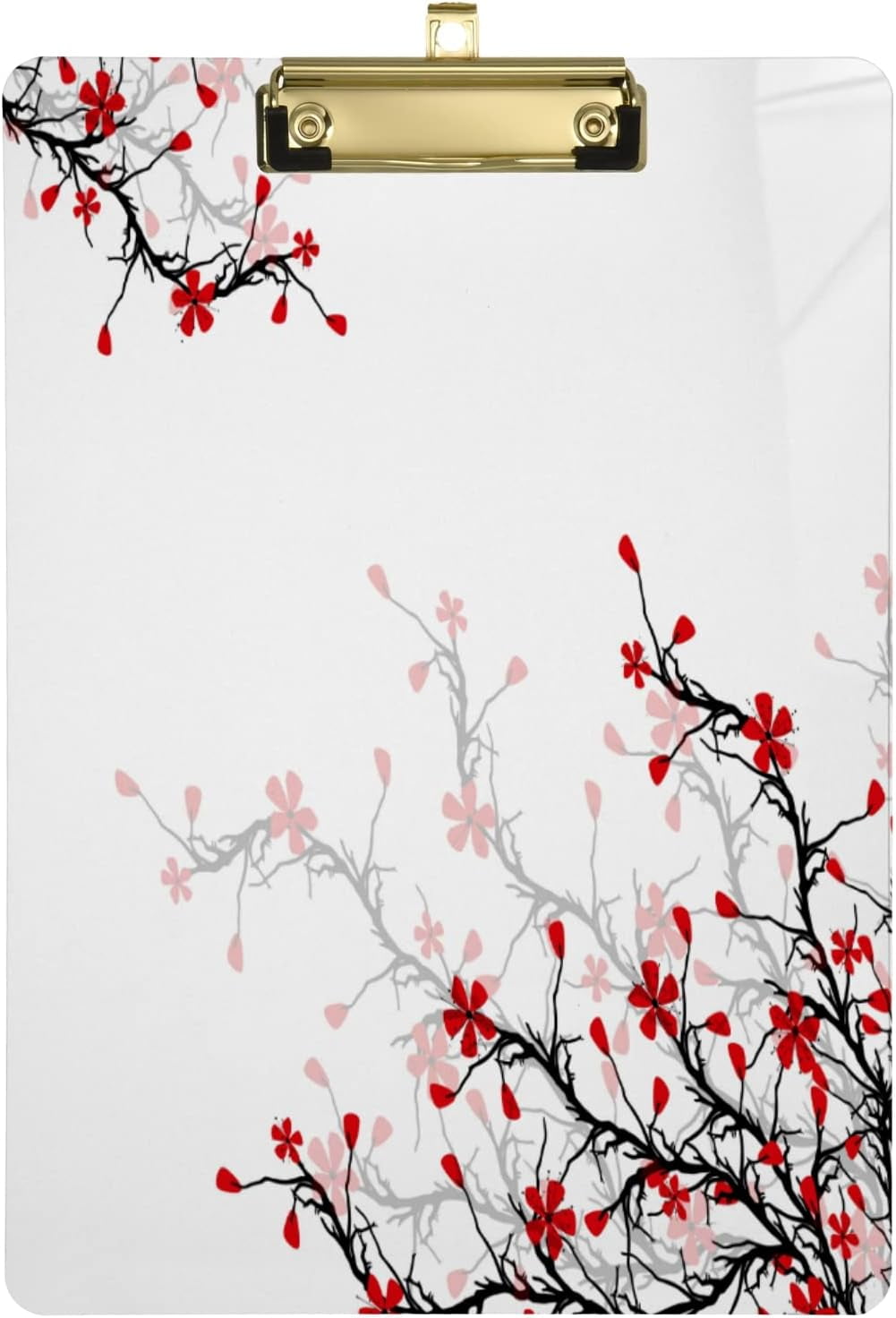 GZHJMY Spring Japanese Cherry Blossom Flower Floral Acrylic Clipboard ...
