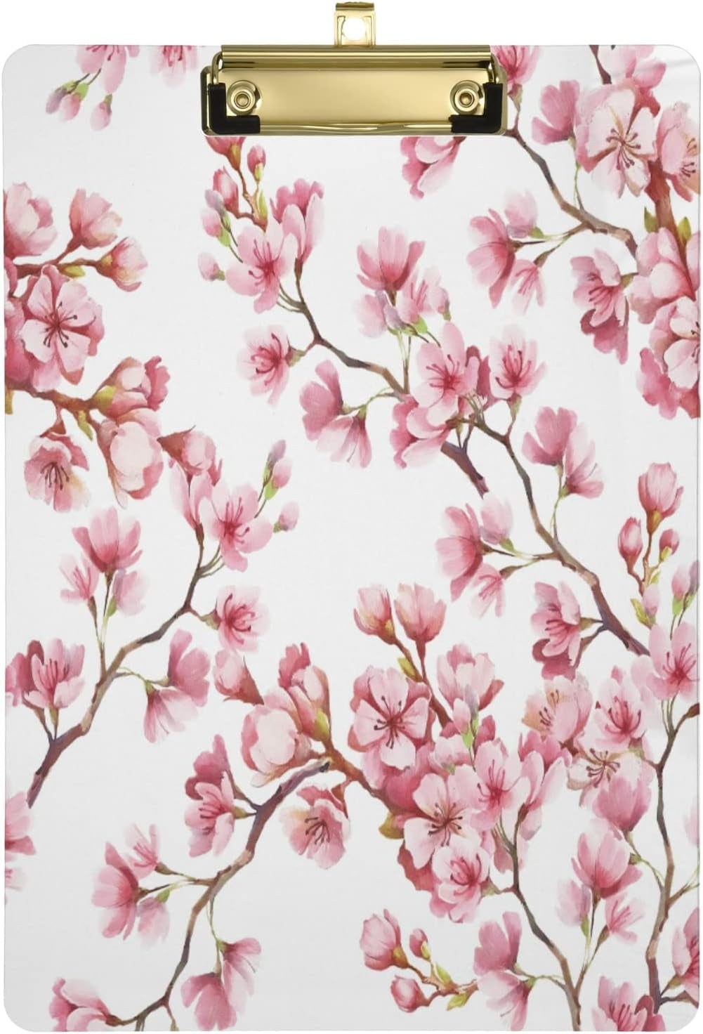 GZHJMY Spring Pink Cherry Blossom Flower Acrylic Clipboard Letter Size ...