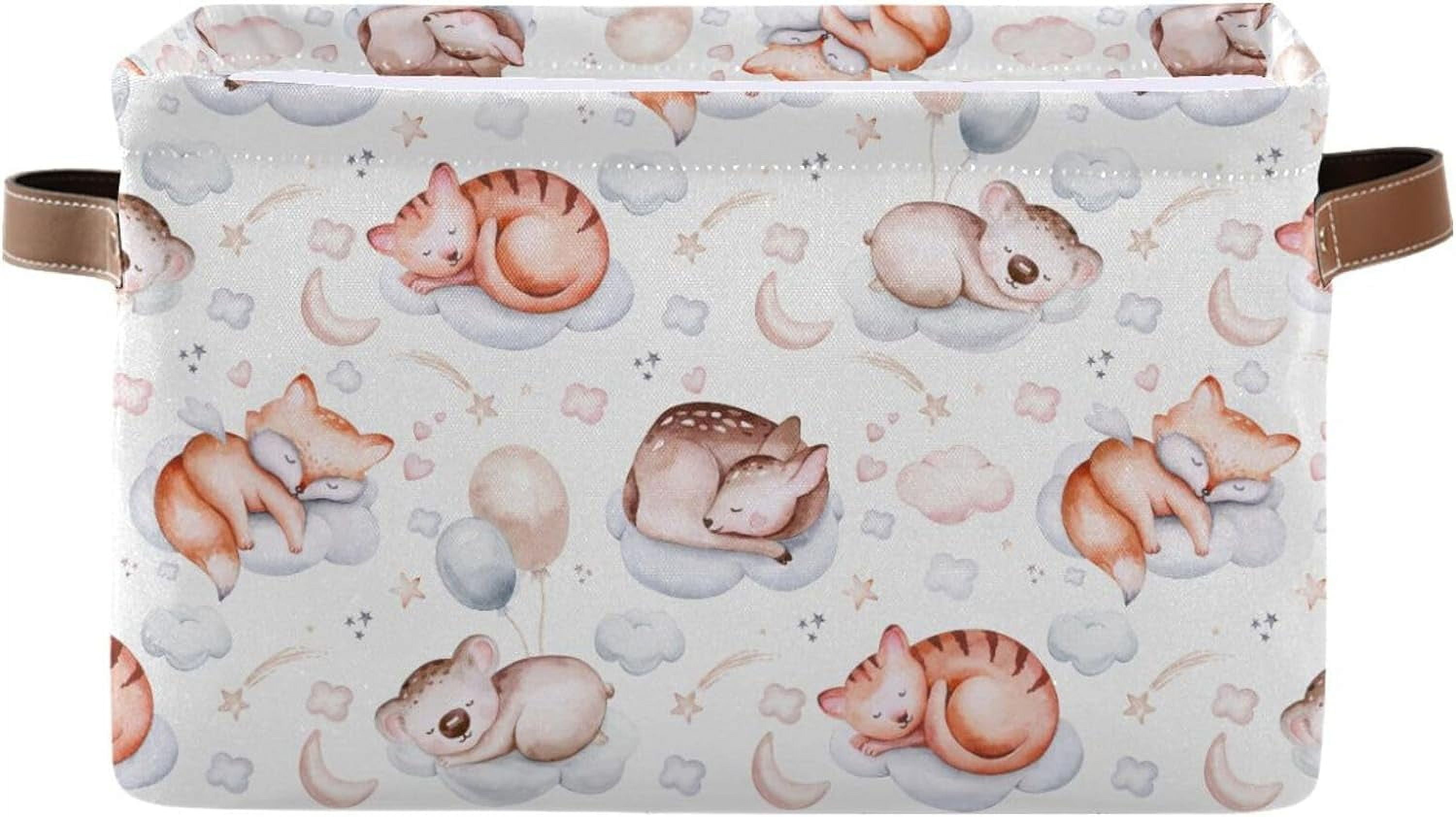 GZHJMY Storage Basket Dreaming Koala Foldable Canvas Laundry Baskets ...