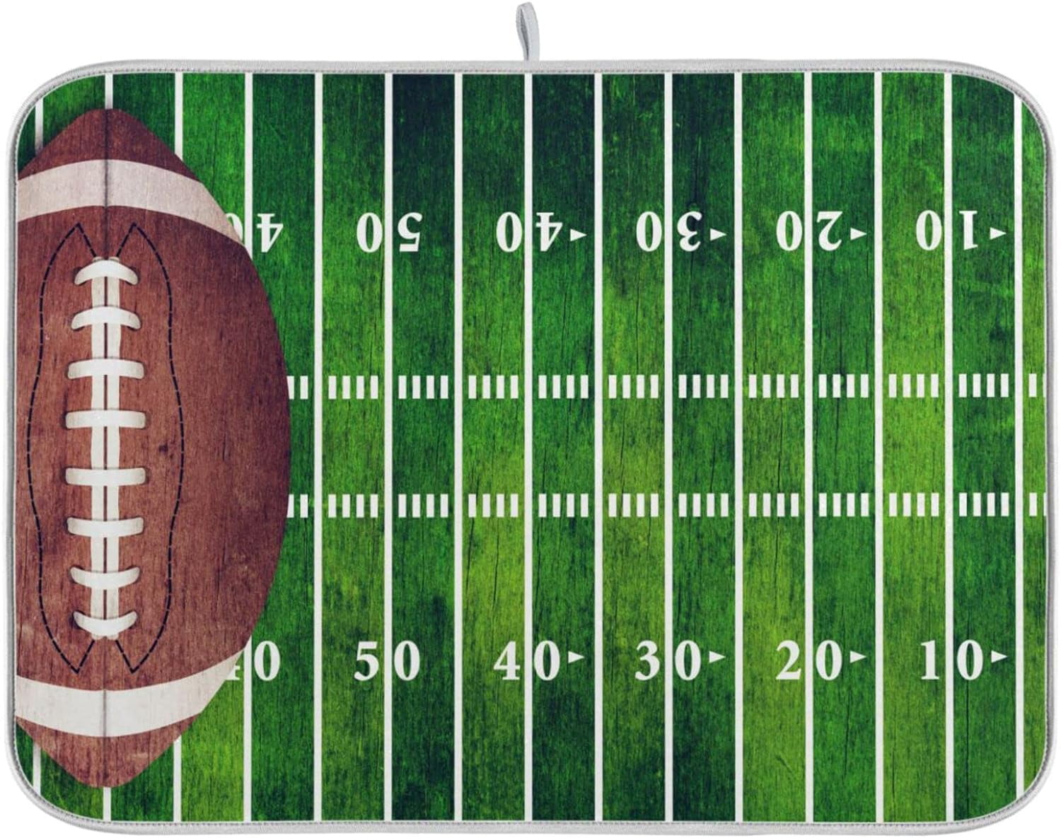 GZHJMY Stylish American Football Field 16 x 18 Inches Absorbent Dish ...