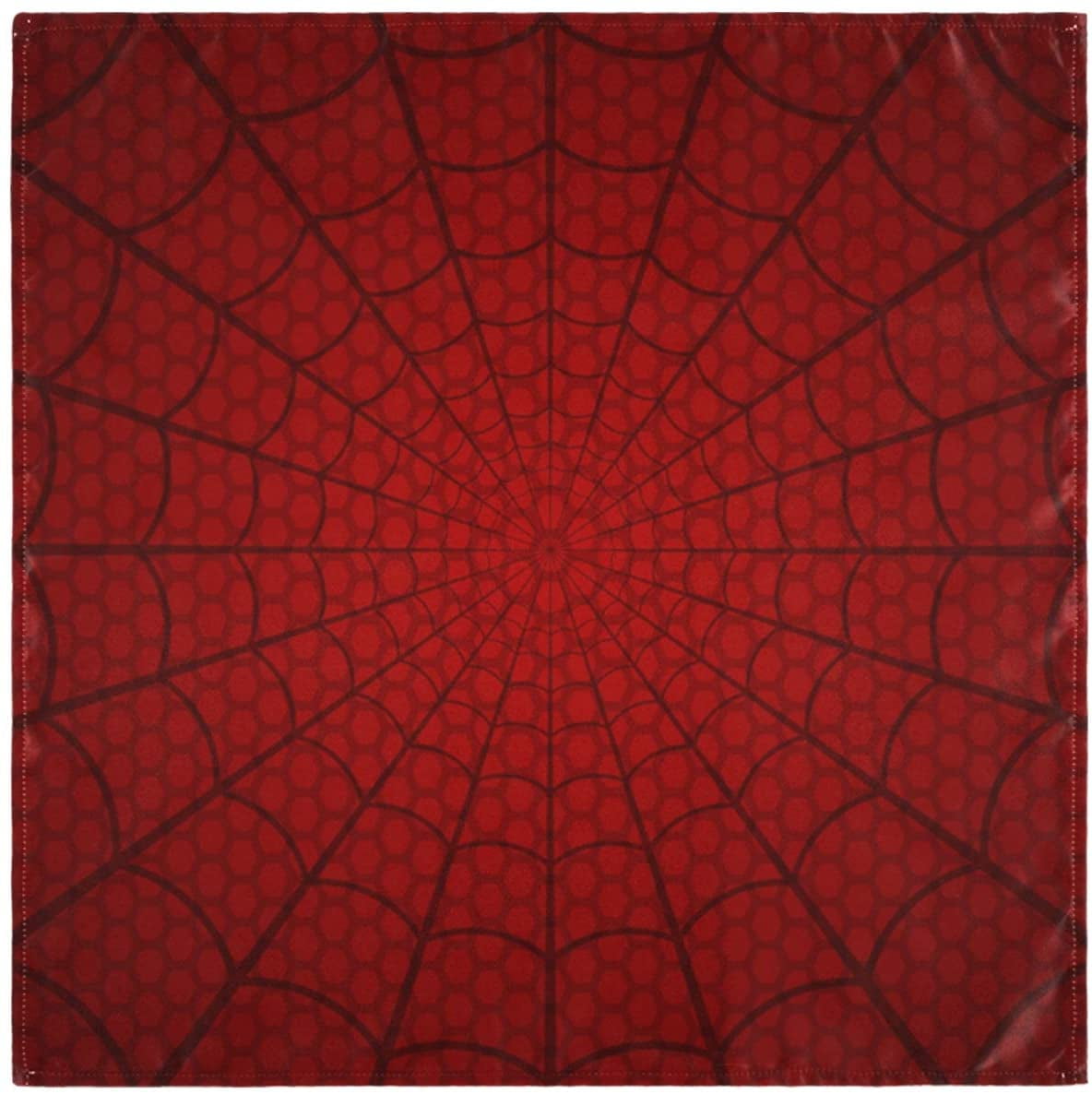 GZHJMY Stylish Halloween Red Black Spider Web Cloth Napkins, Set of 1 ...