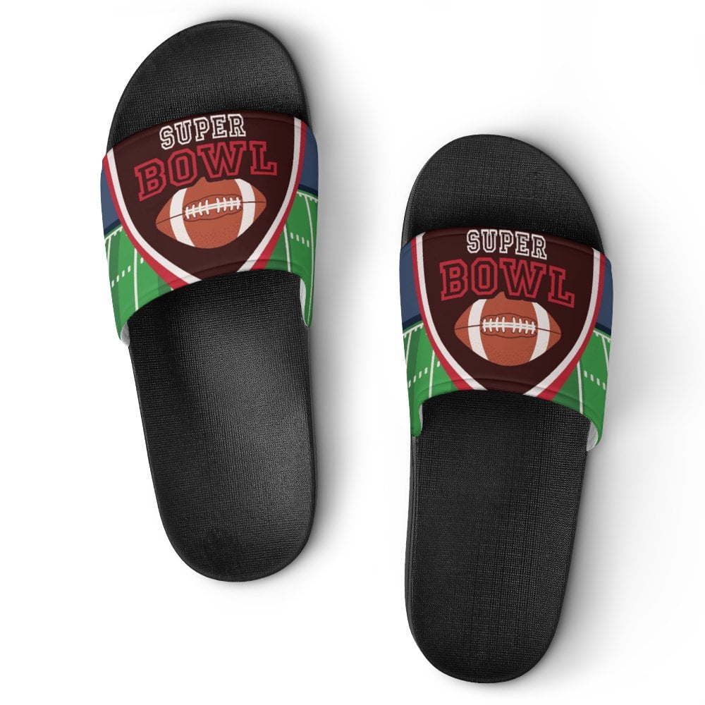 GZHJMY Stylish Slides for Women Men, American Football Super Bowl ...