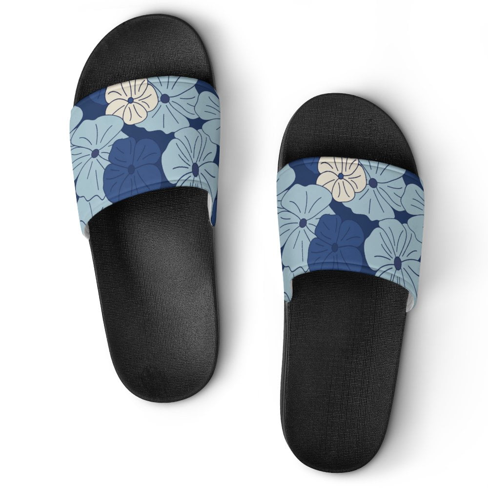 GZHJMY Stylish Slides for Women Men, Beautifull Tropical Flowers and ...