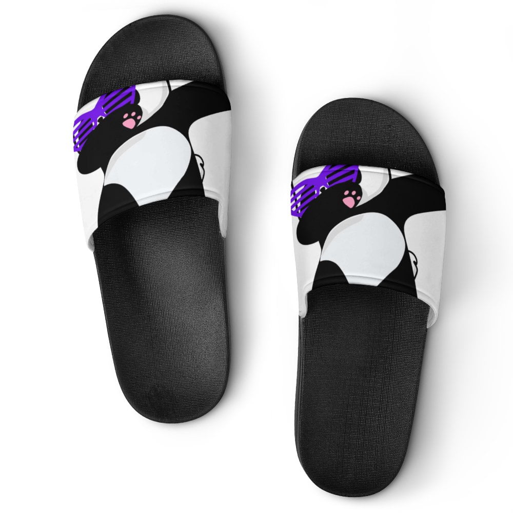 GZHJMY Stylish Slides for Women Men, Dabbing Panda Soft Flexible Slip ...