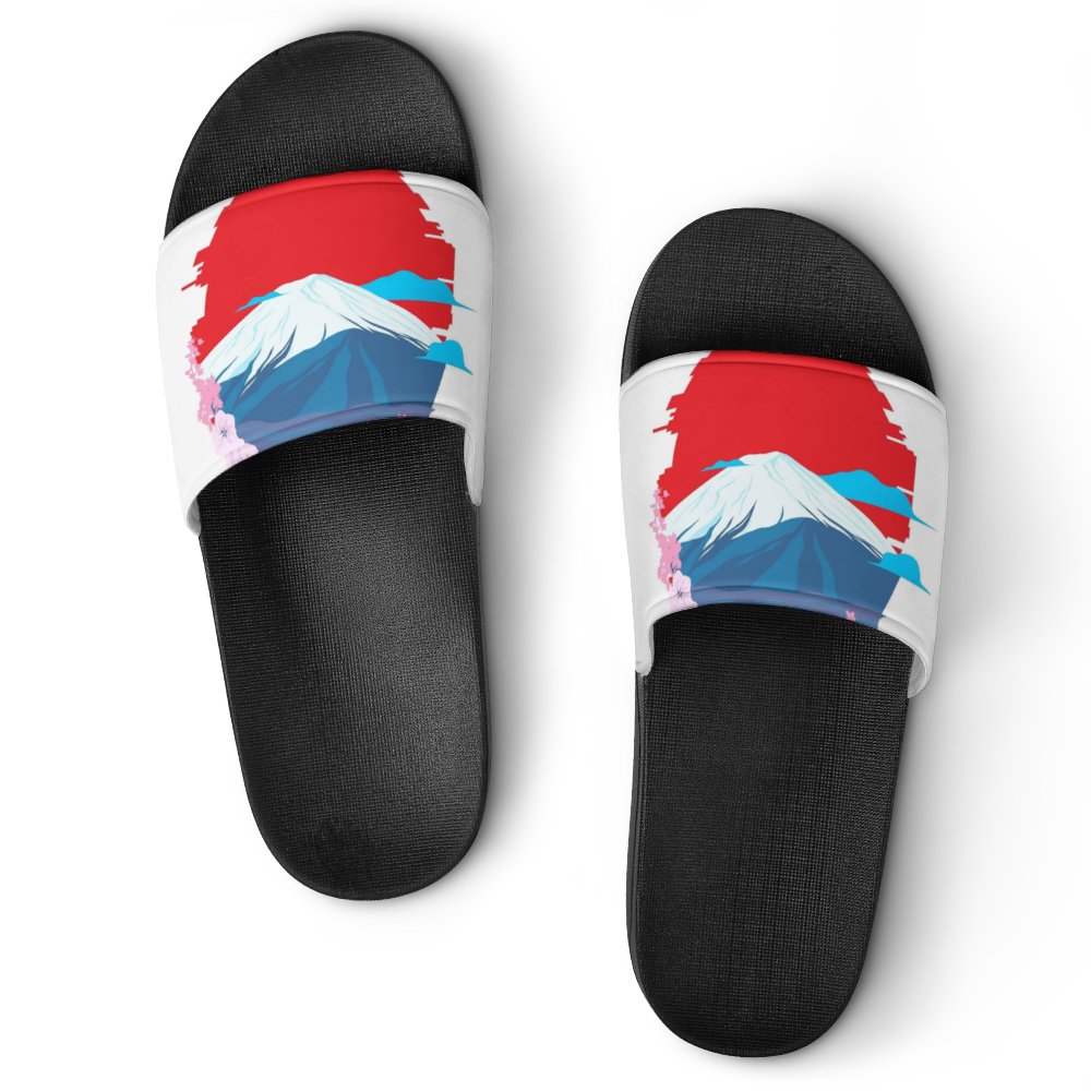 GZHJMY Stylish Slides for Women Men, Japanese Flag with Its Biggest ...
