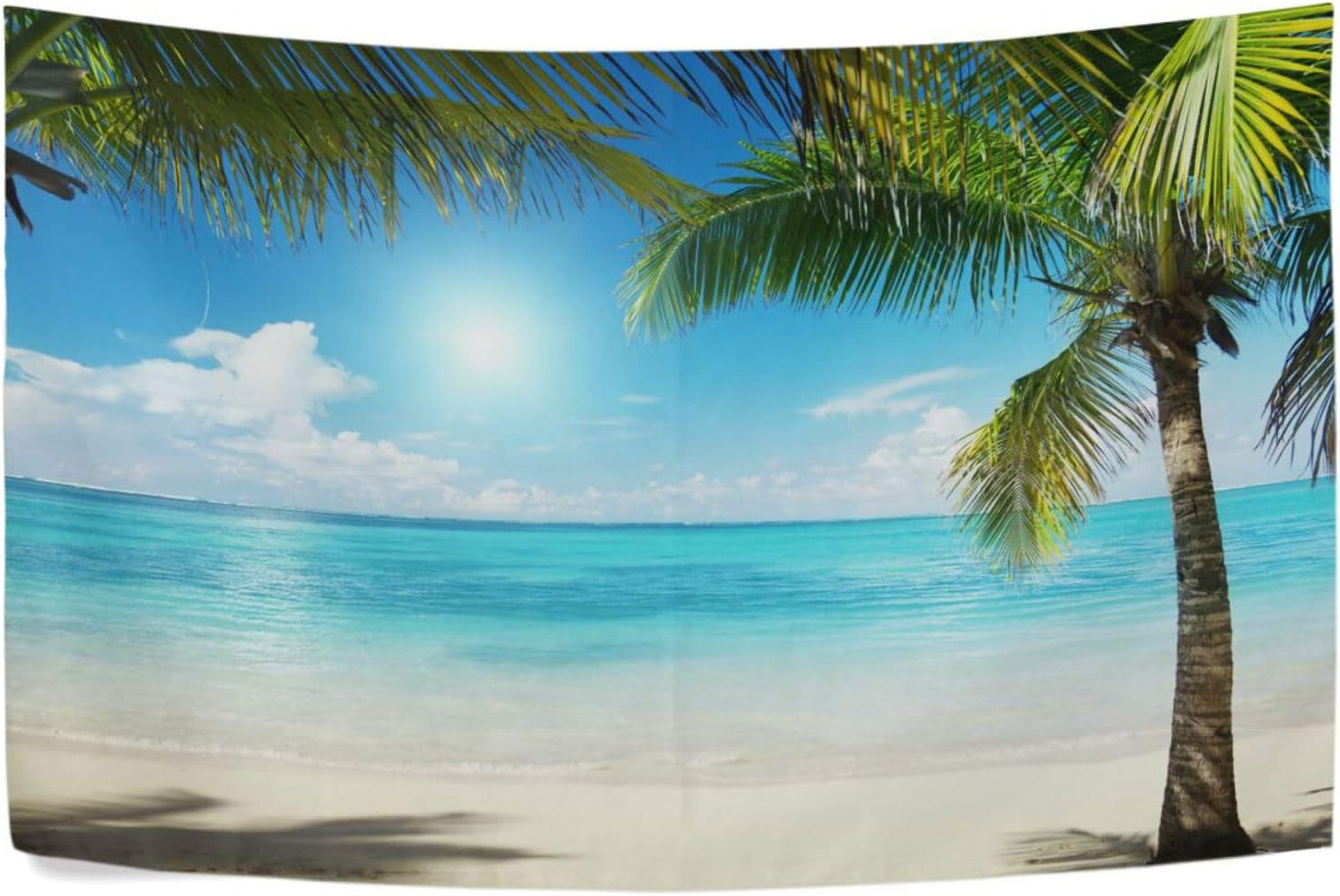 GZHJMY Summer Beach Coconut Tree Tapestry Aesthetic Tapestries for ...