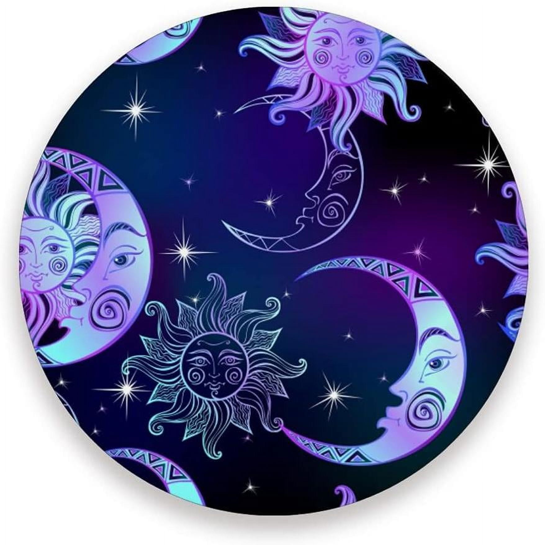 GZHJMY Sun Moon And Stars Coasters Absorbent Drink Coaster, Ceramic ...