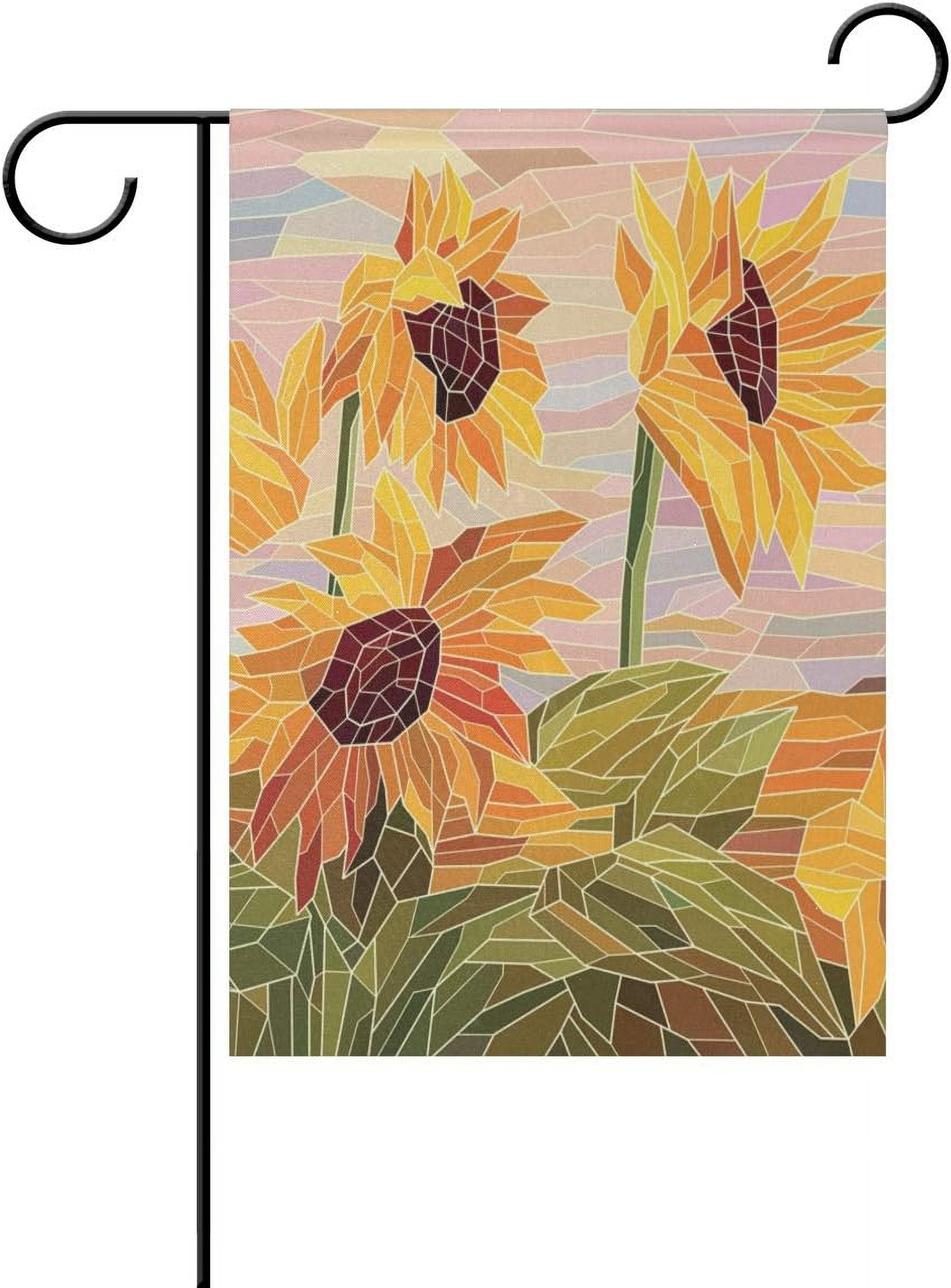 GZHJMY Sunflowers Garden Flag 12 x 18 Inch Vertical Double Sided ...
