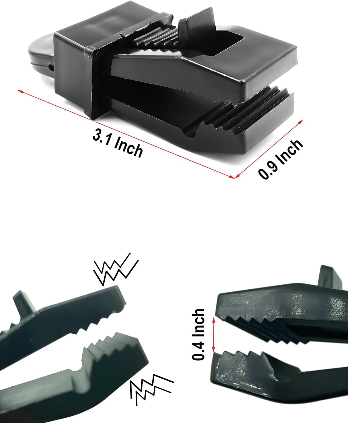 GZHJMY Tarp Clips Lock Grip - 20 Pieces Tent Clip, Tent Clamp, Tarp ...