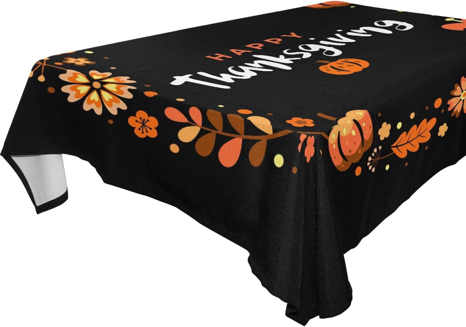 GZHJMY Thanksgiving Rectangle Tablecloth, Waterproof Stain Wrinkle ...