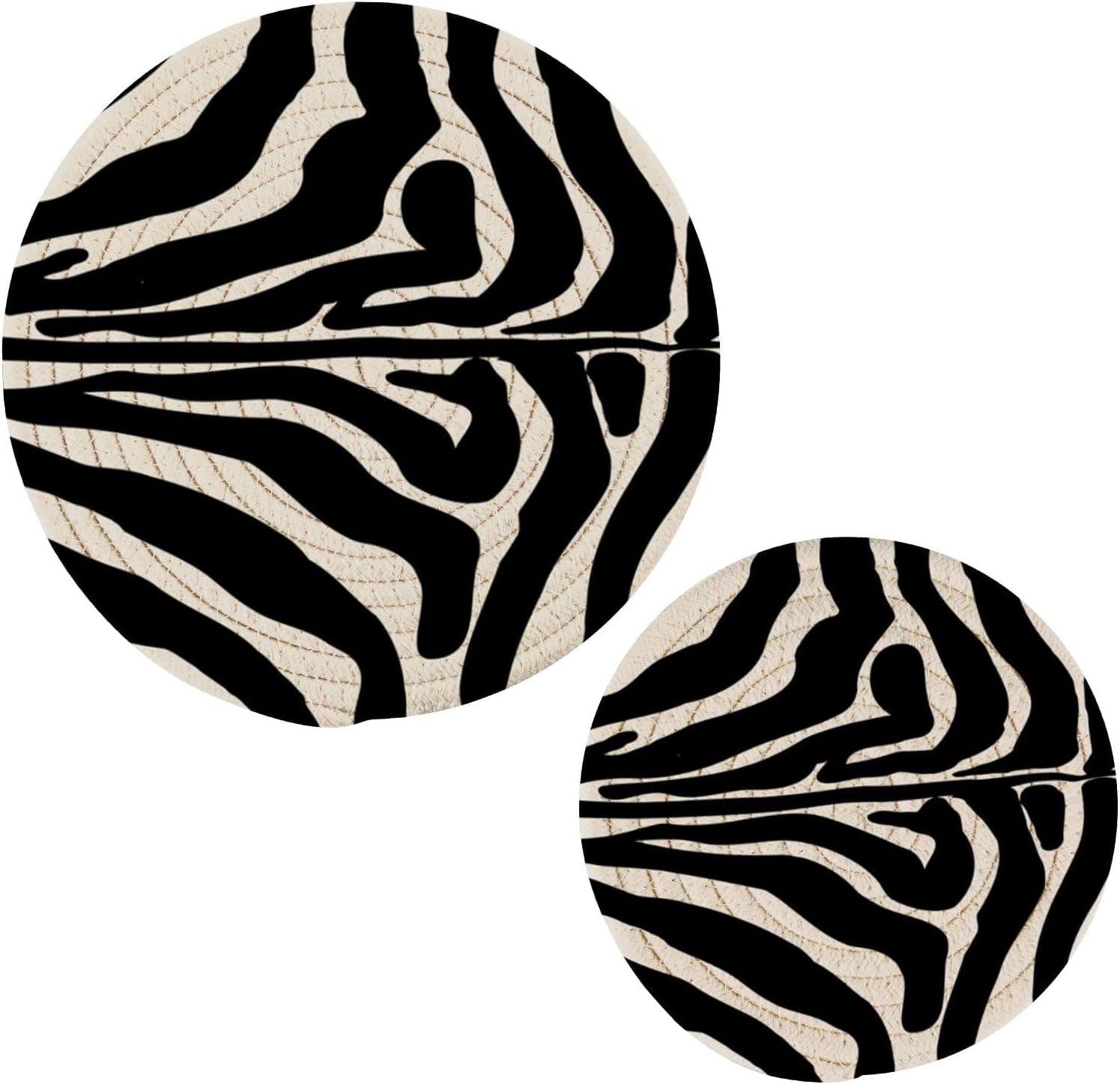 GZHJMY Tiger Black Striped Wild Animal Zebra Skin Pattern Pot Holders ...