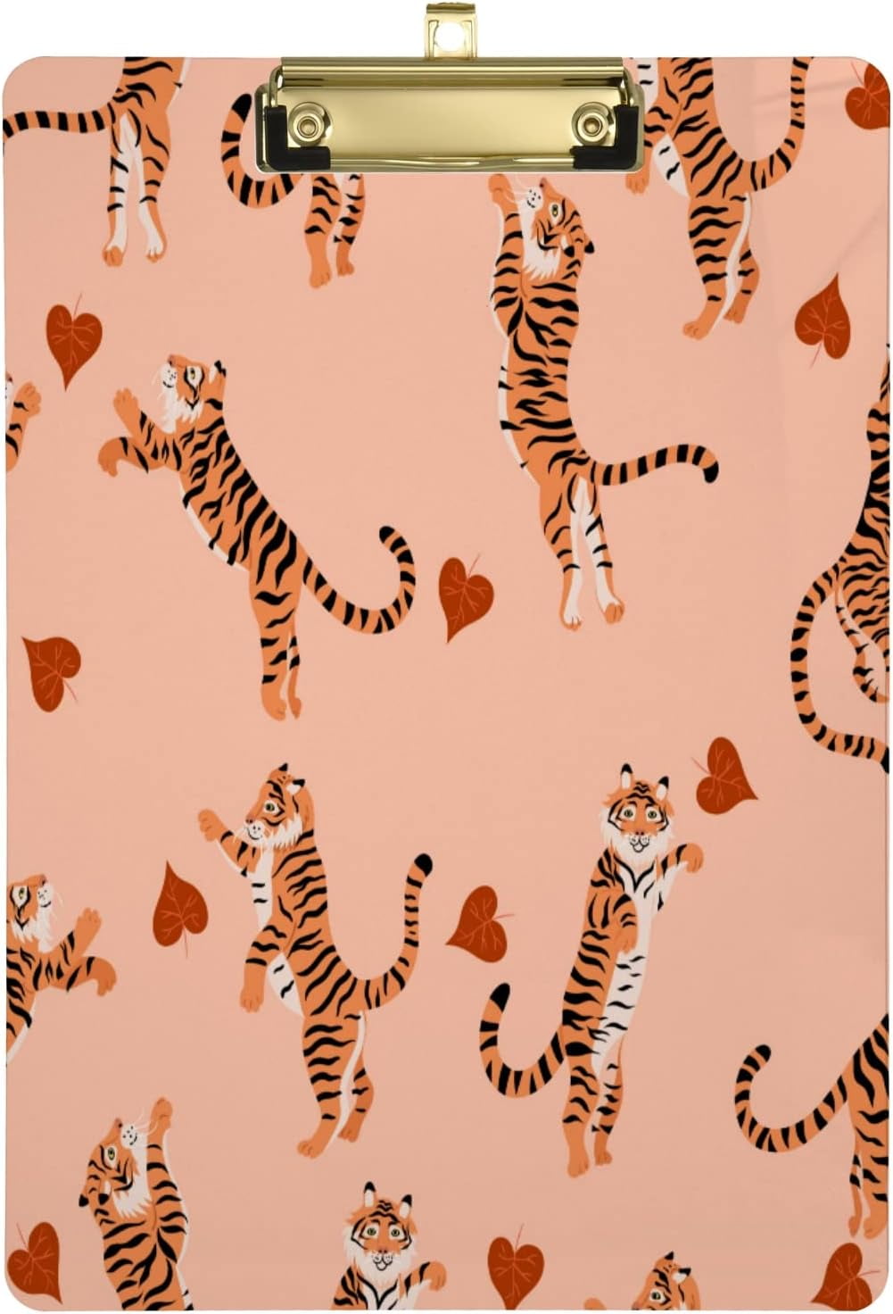 GZHJMY Tiger Red Love Heart Acrylic Clipboard Letter Size 9" x 12.5 ...