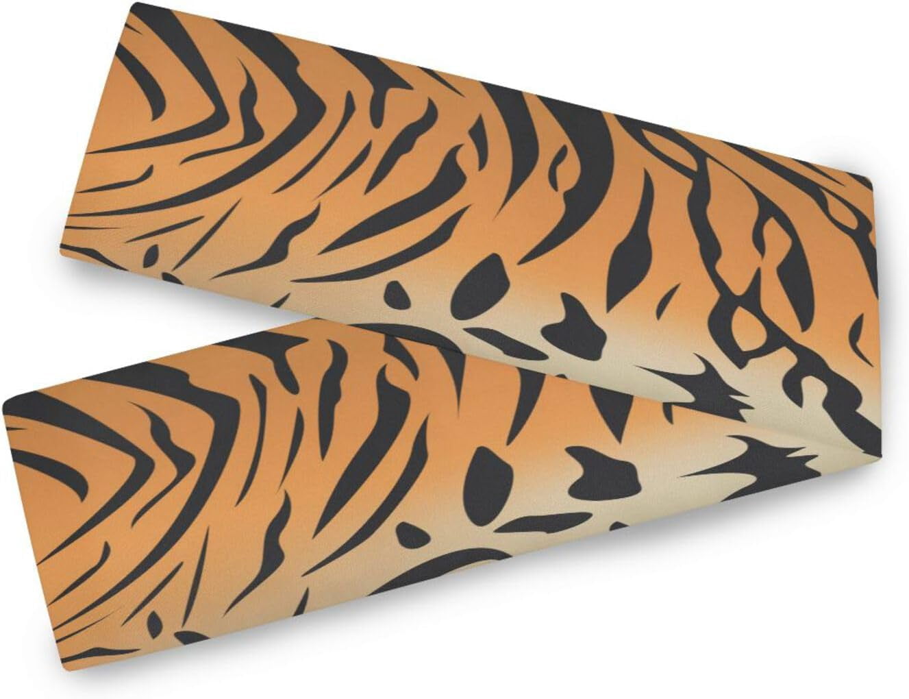 GZHJMY Tiger Stripes Table Runner Machine Washable Polyester Table ...