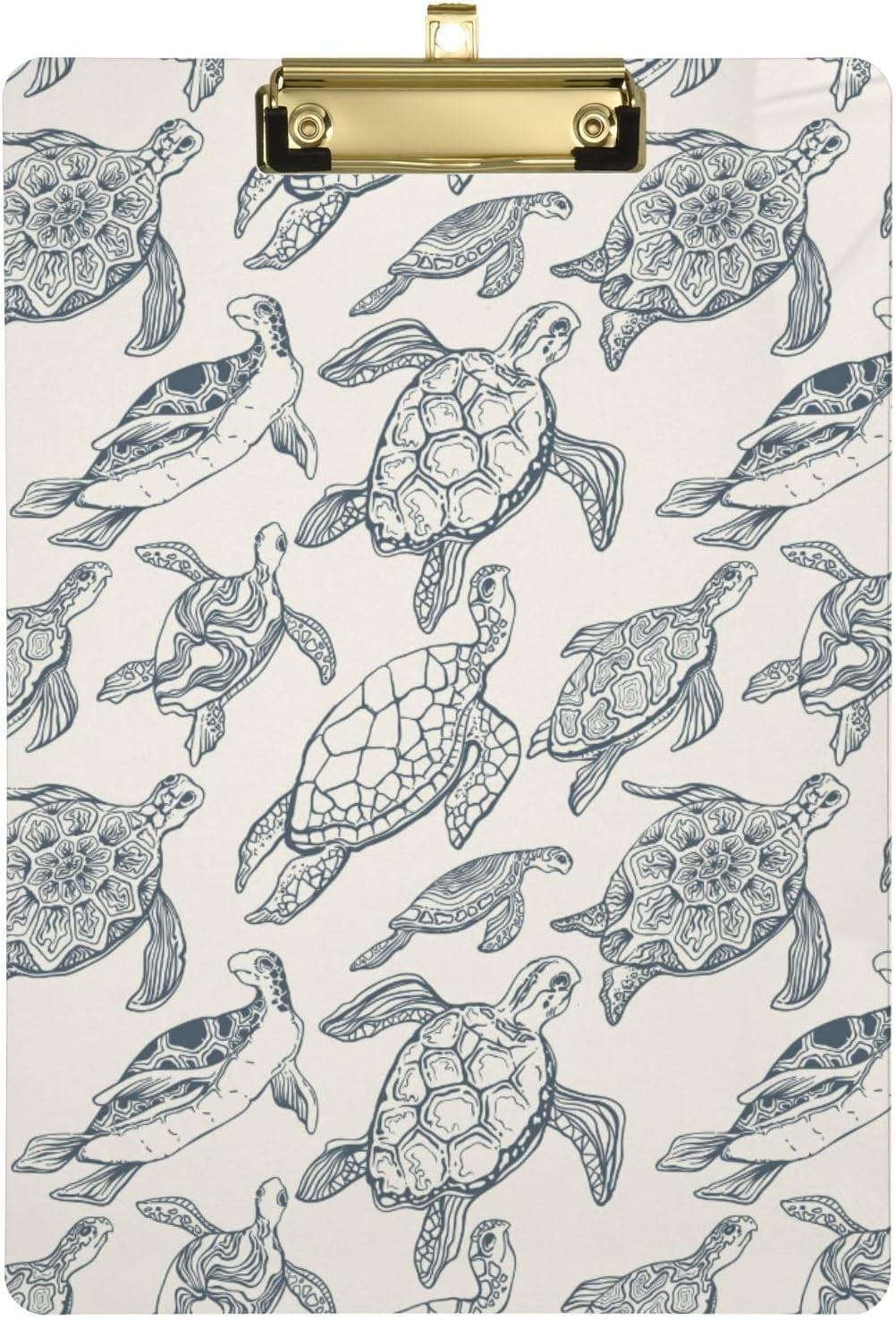GZHJMY Tribal Sea Turtle Clipboards Acrylic A4 Letter Size Clipboards ...