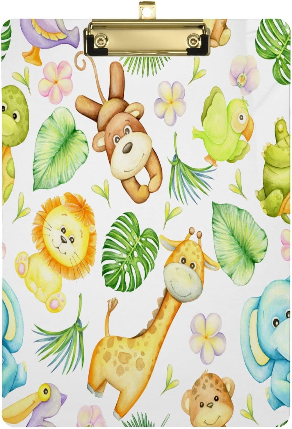 GZHJMY Tropical Cartoon Animals Clipboard,Standard A4 Letter Size ...