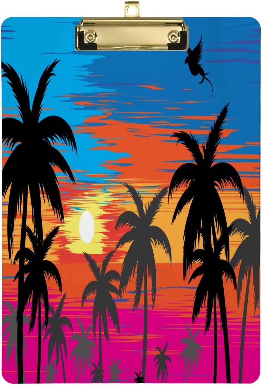 GZHJMY Tropical Palm Tree Clipboard,Standard A4 Letter Size Hardboard ...