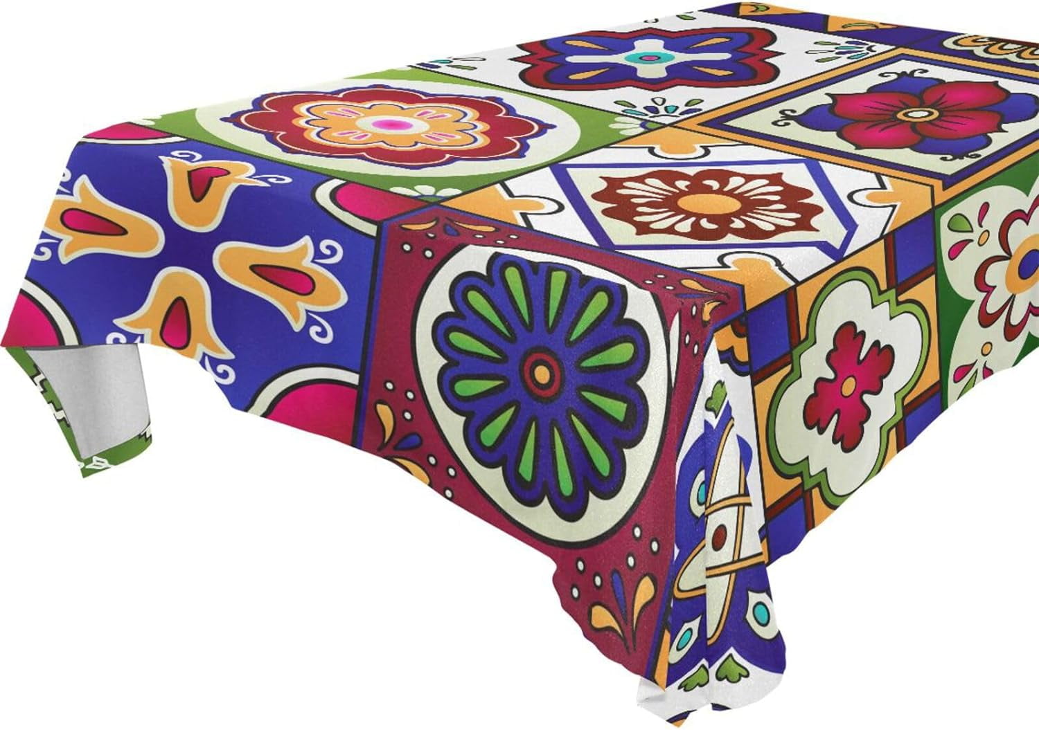 GZHJMY Unbreakable Square Tablecloths with Dust and Wrinkle Resistance ...