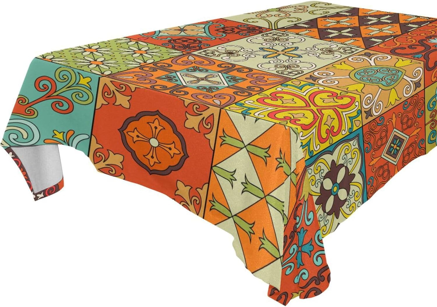 GZHJMY Unbreakable Square Tablecloths with Dust and Wrinkle Resistance ...