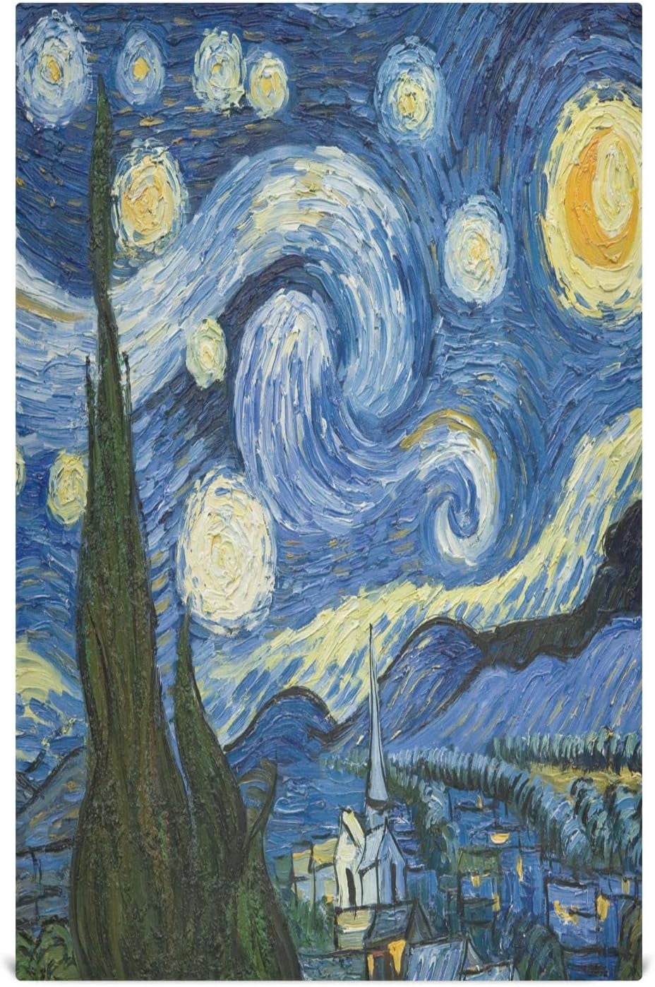 GZHJMY Van Gogh The Starry Night Art 4PCS Kitchen Towels Dish Clothes ...