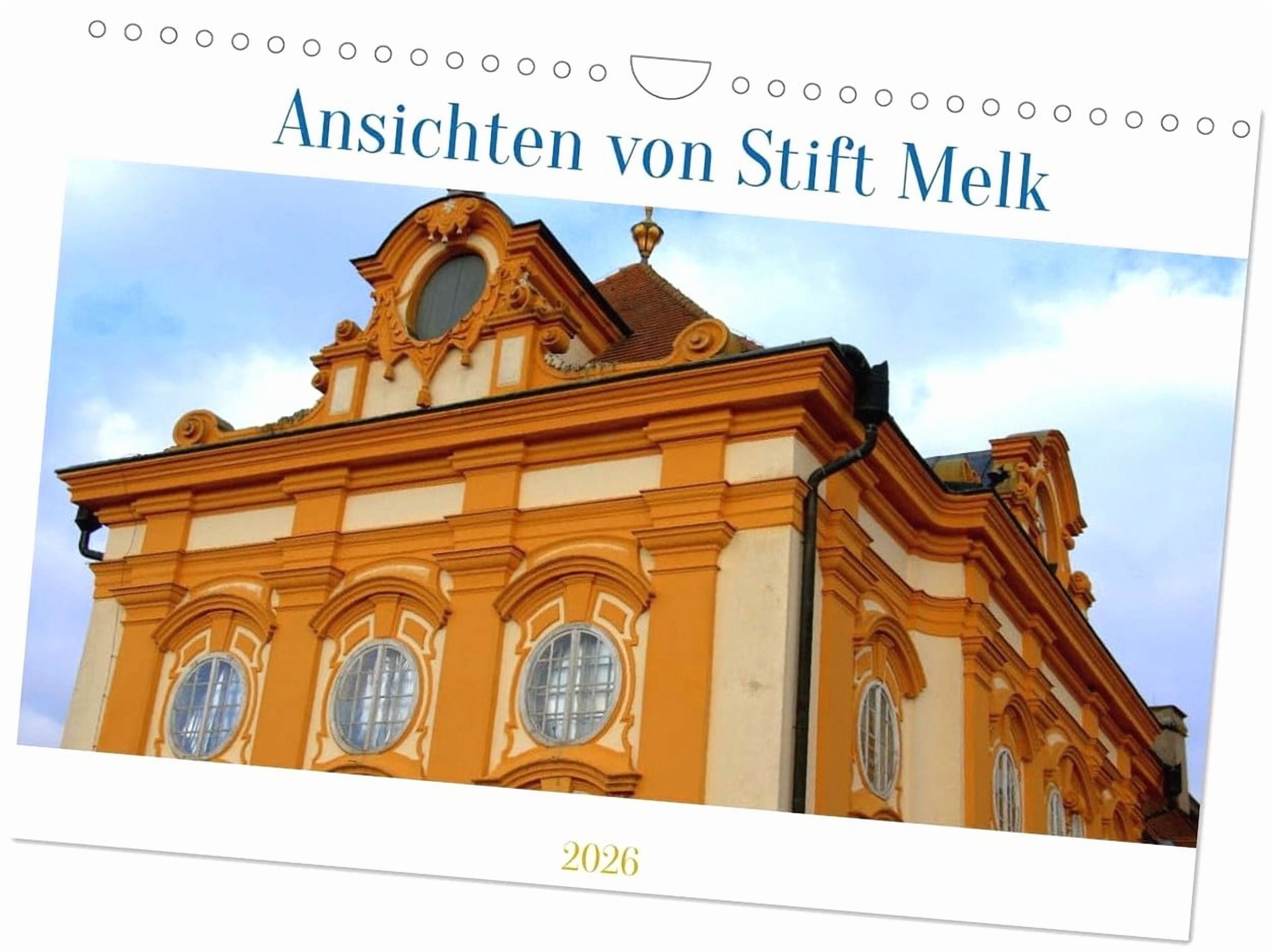 GZHJMY Views of the Monastery in Melk, US Edition (Wall Calendar 2026 ...