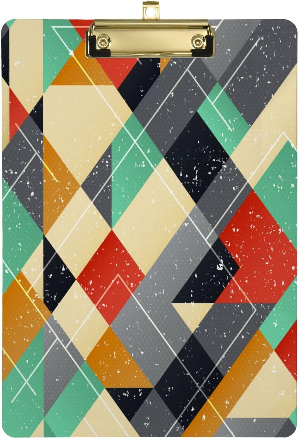 GZHJMY Vintage Graphical Pattern Clipboard,Standard A4 Letter Size ...