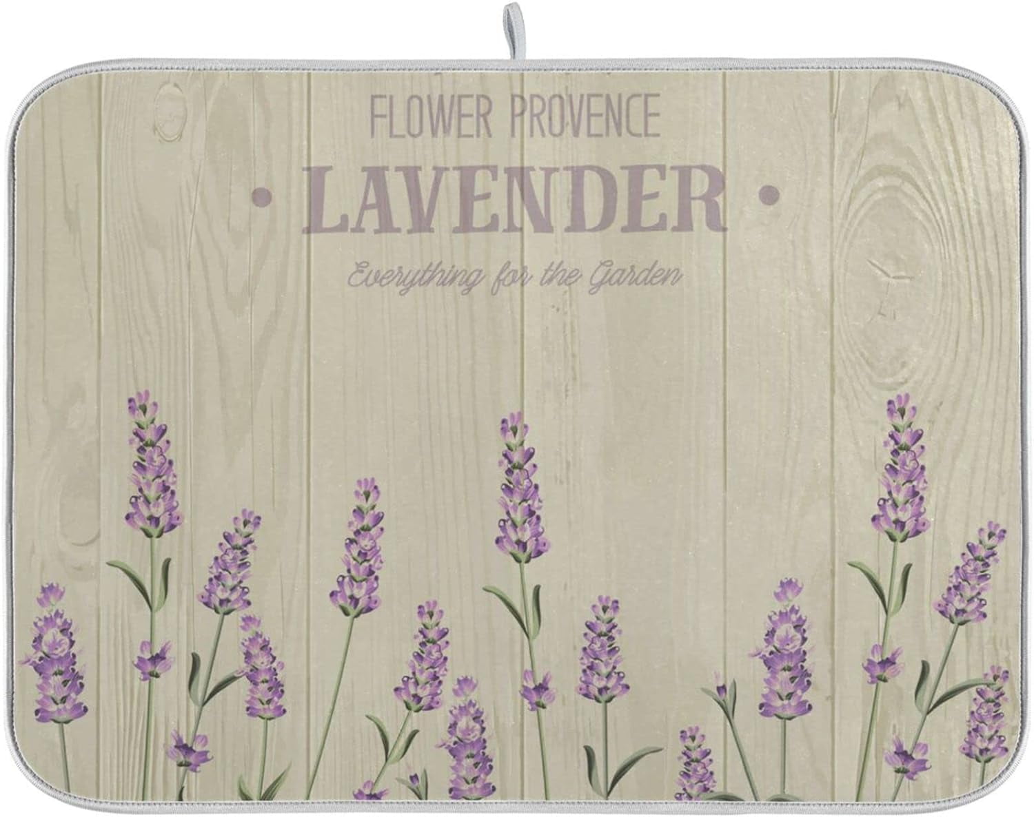 GZHJMY Vintage Lavender Bouquet Absorbent Dish Drying Mat, Microfiber ...
