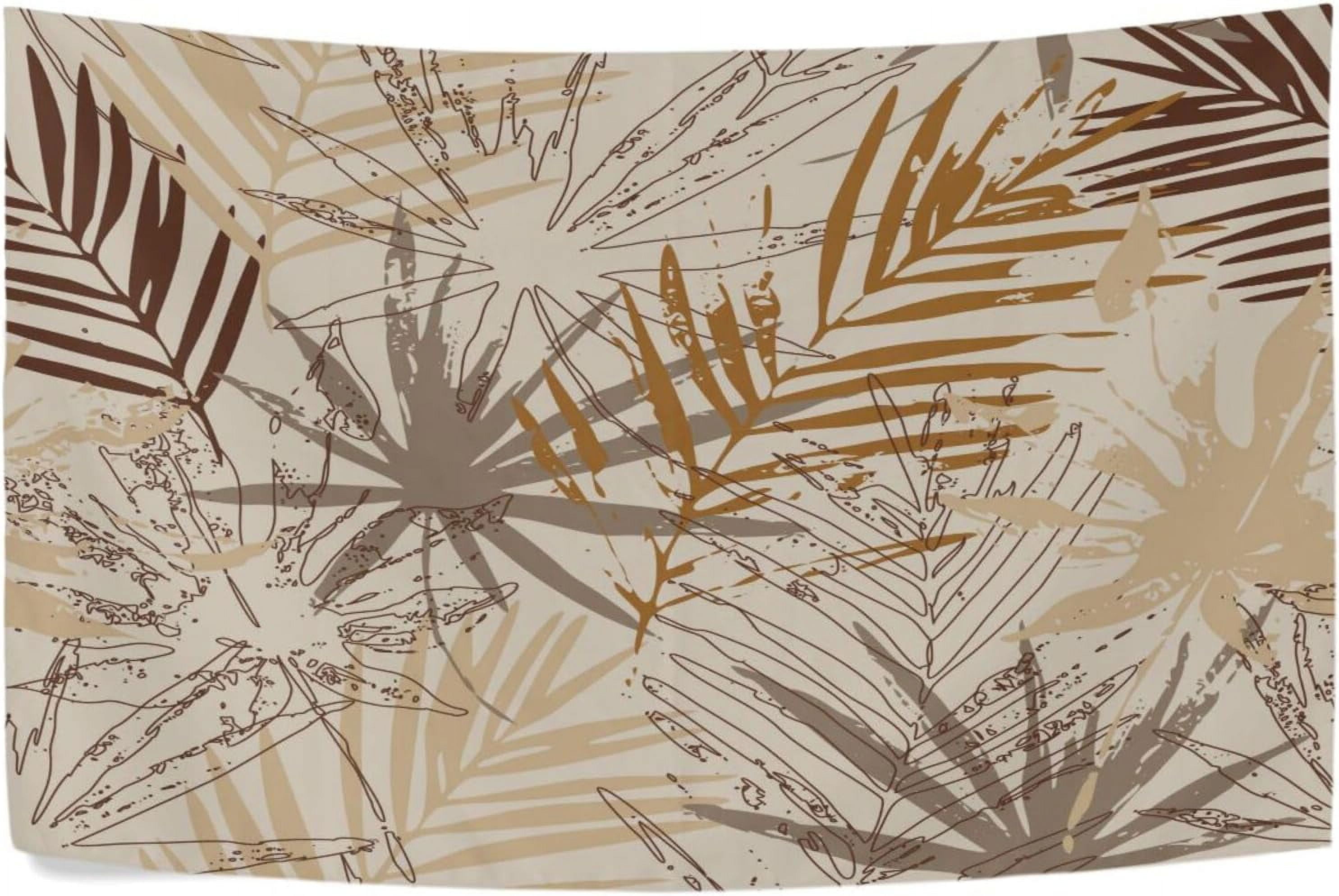 GZHJMY Vintage Palm Leaves Tapestry Aesthetic Tapestry for Bedroom ...