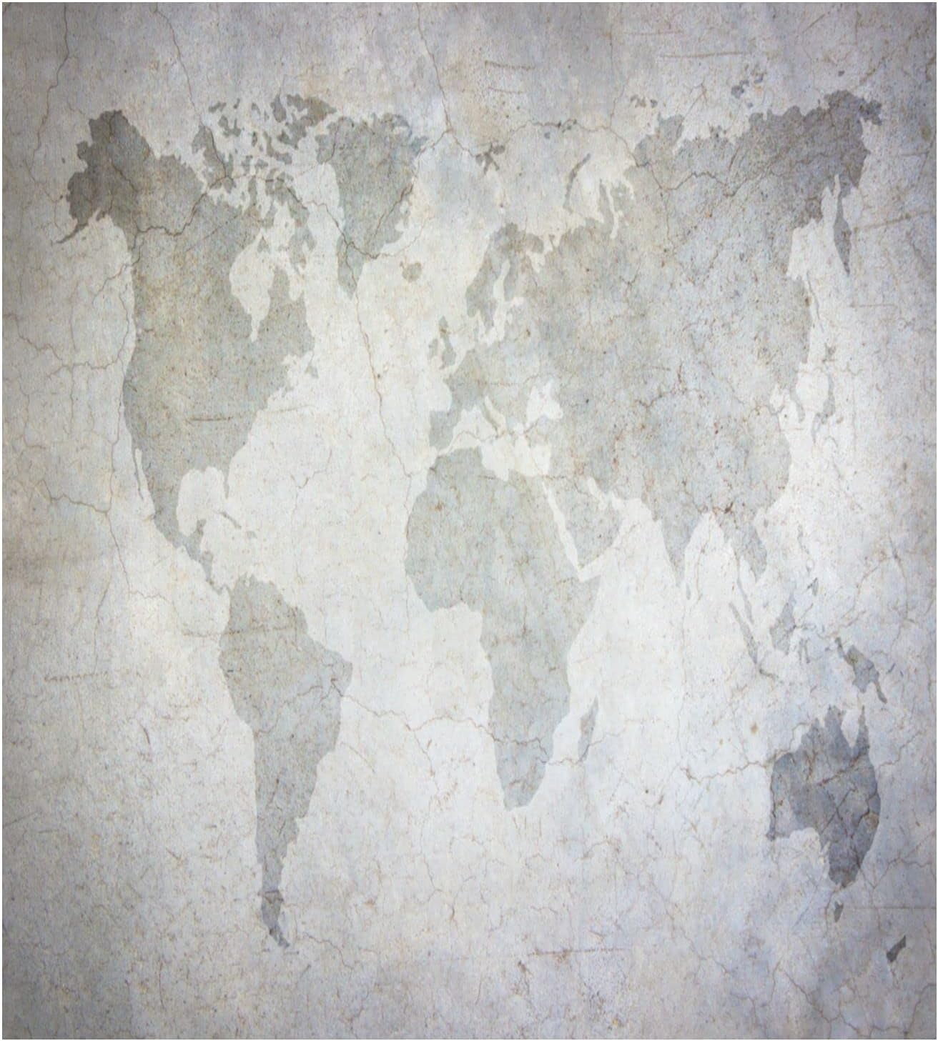 GZHJMY Vintage World Map Dishwasher Magnet Cover, Front Dishwasher Cover Decoration, Home ...