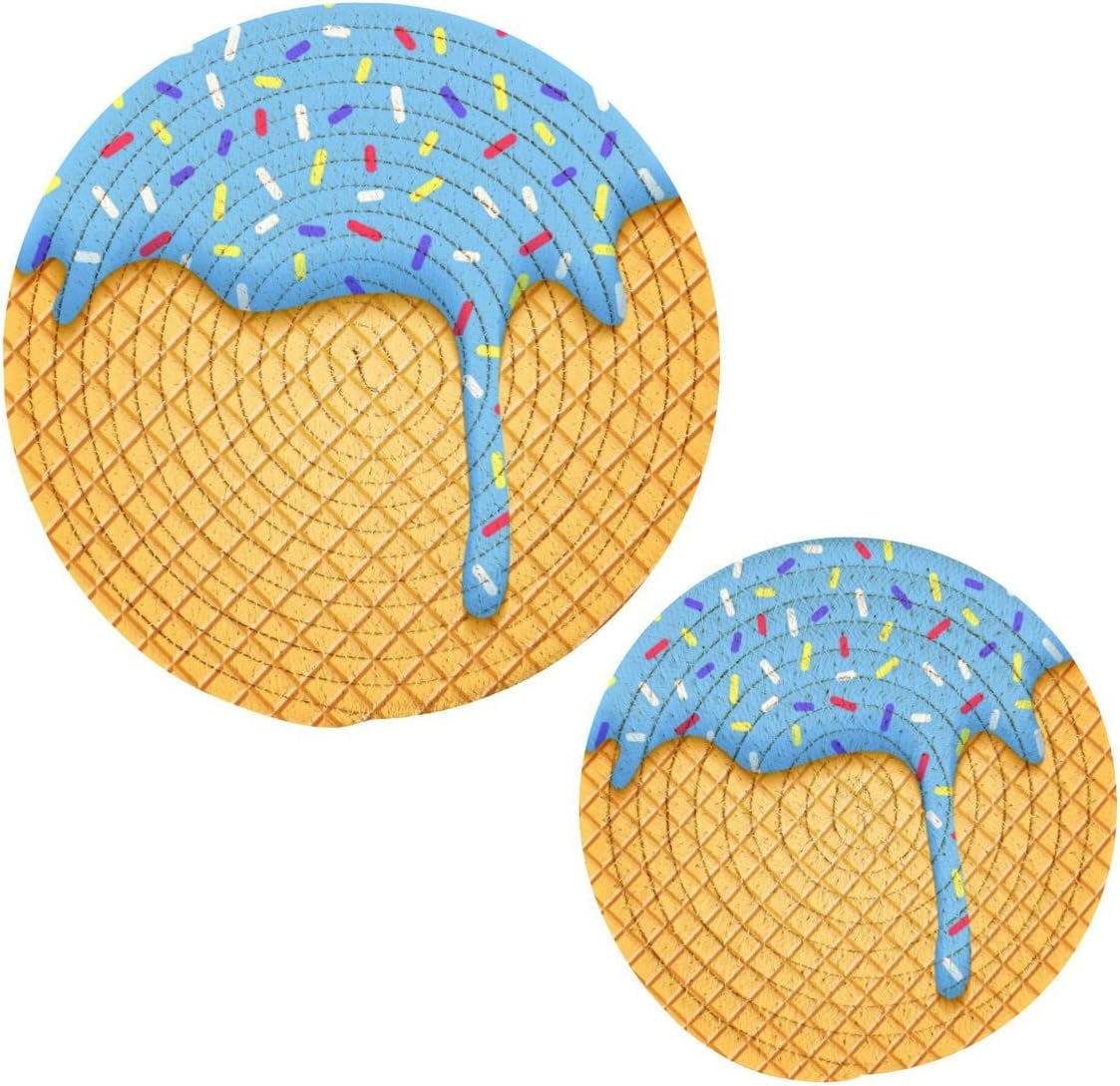 GZHJMY Waffles and Syrup Pattern Trivets for Hot Pots and Pans and Pot ...