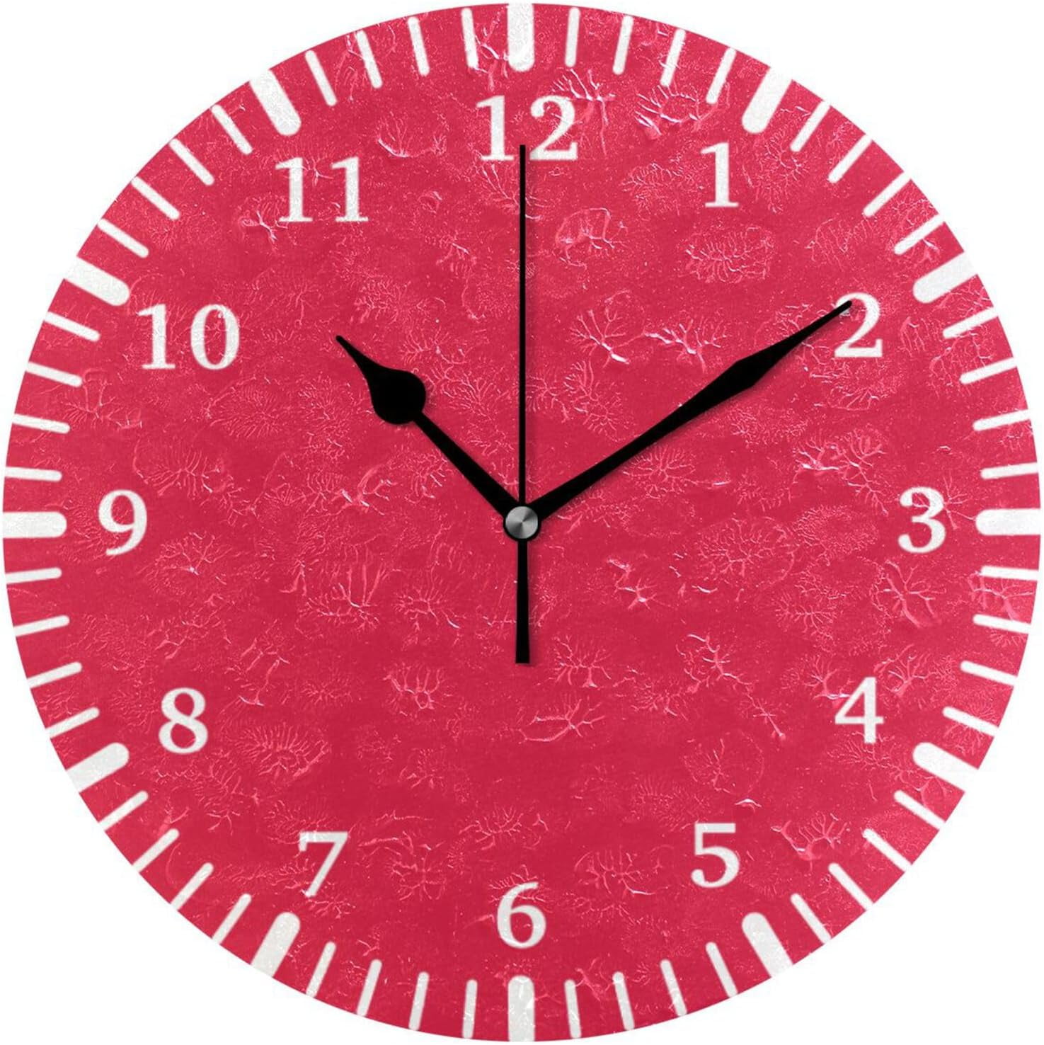 GZHJMY Wall Clock,Silent Non Ticking 10 Inch Battery Operated Round ...