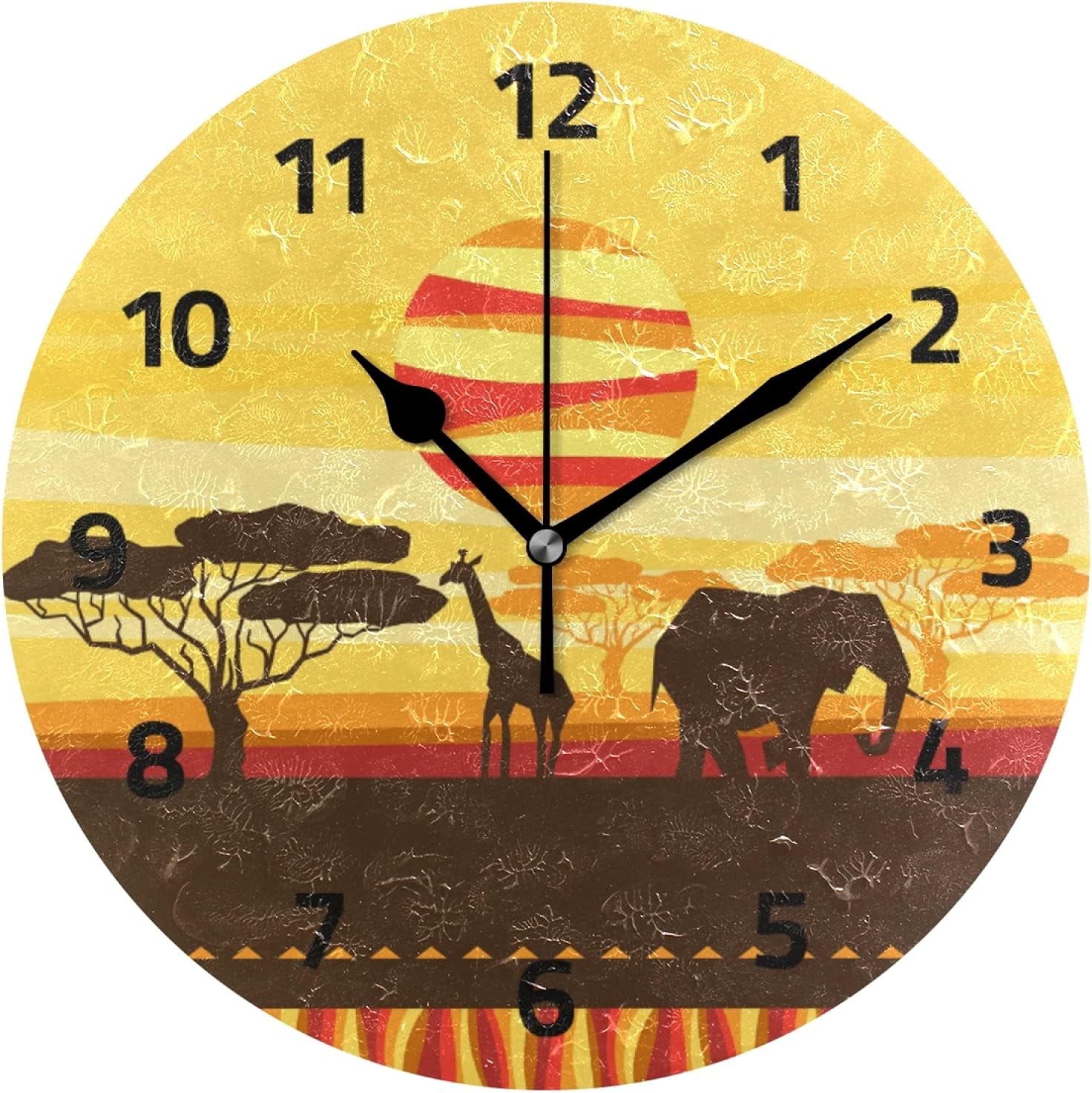 GZHJMY Wall Clocks Decorative Bedroom Silent Kitchen Living Room ...