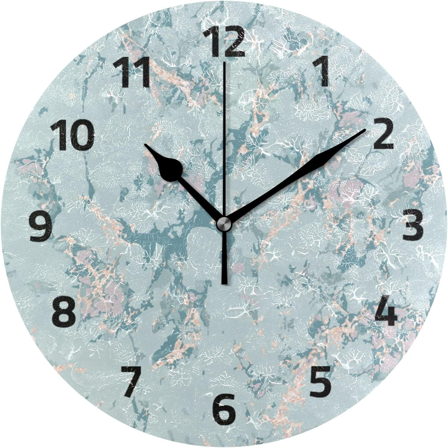 GZHJMY Wall Clocks Decorative Bedroom Silent Kitchen Living Room ...