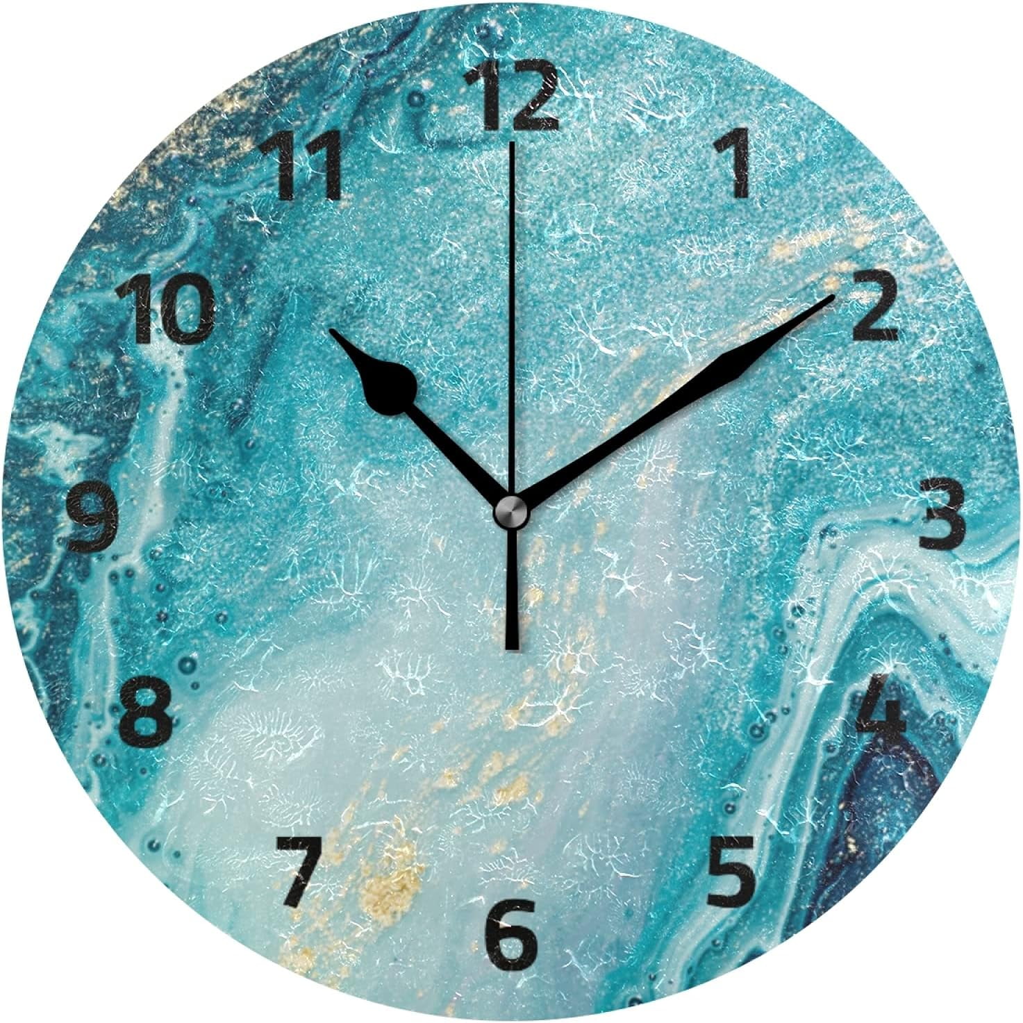 GZHJMY Wall Clocks Decorative Bedroom Silent Kitchen Living Room ...