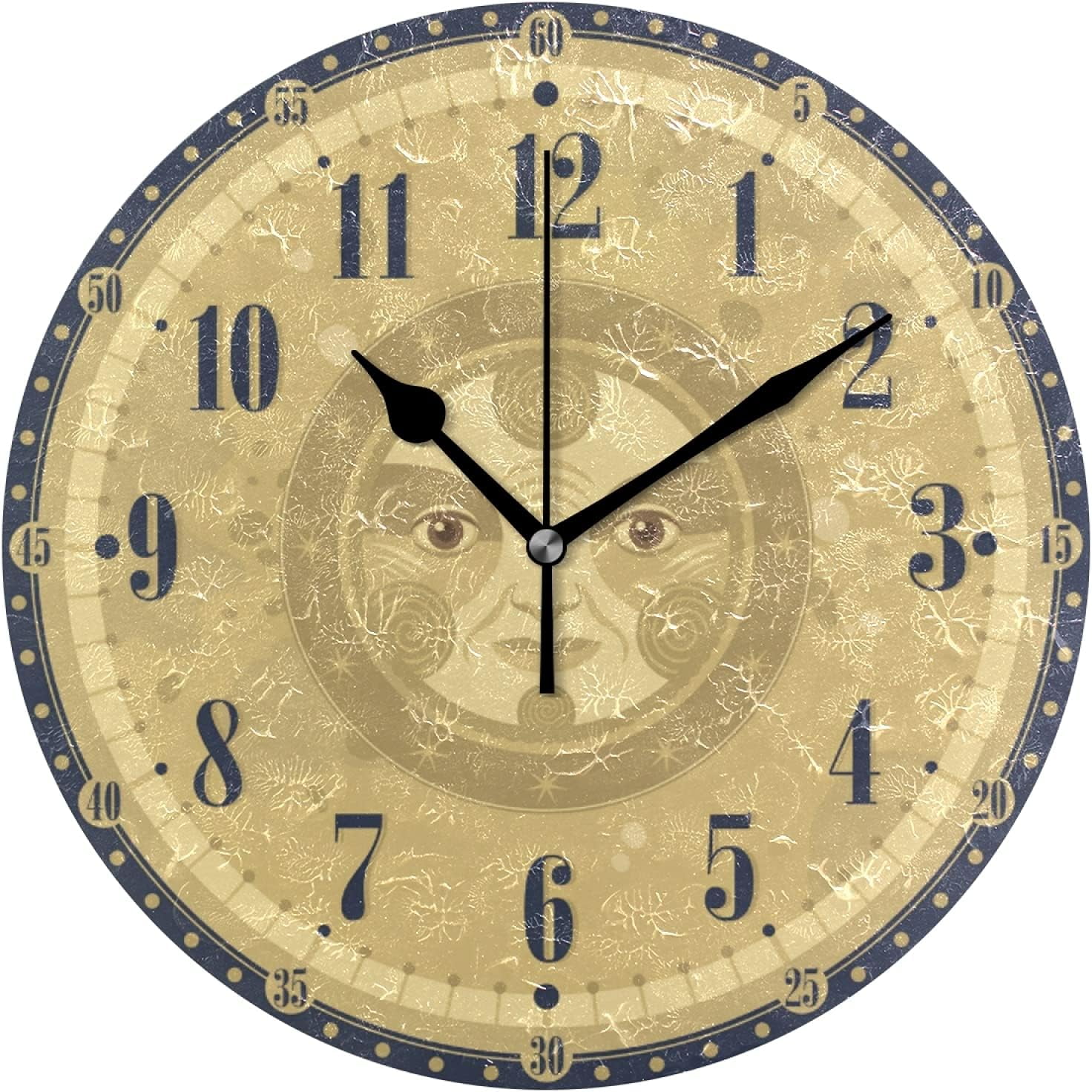 GZHJMY Wall Clocks Decorative Bedroom Silent Kitchen Living Room ...