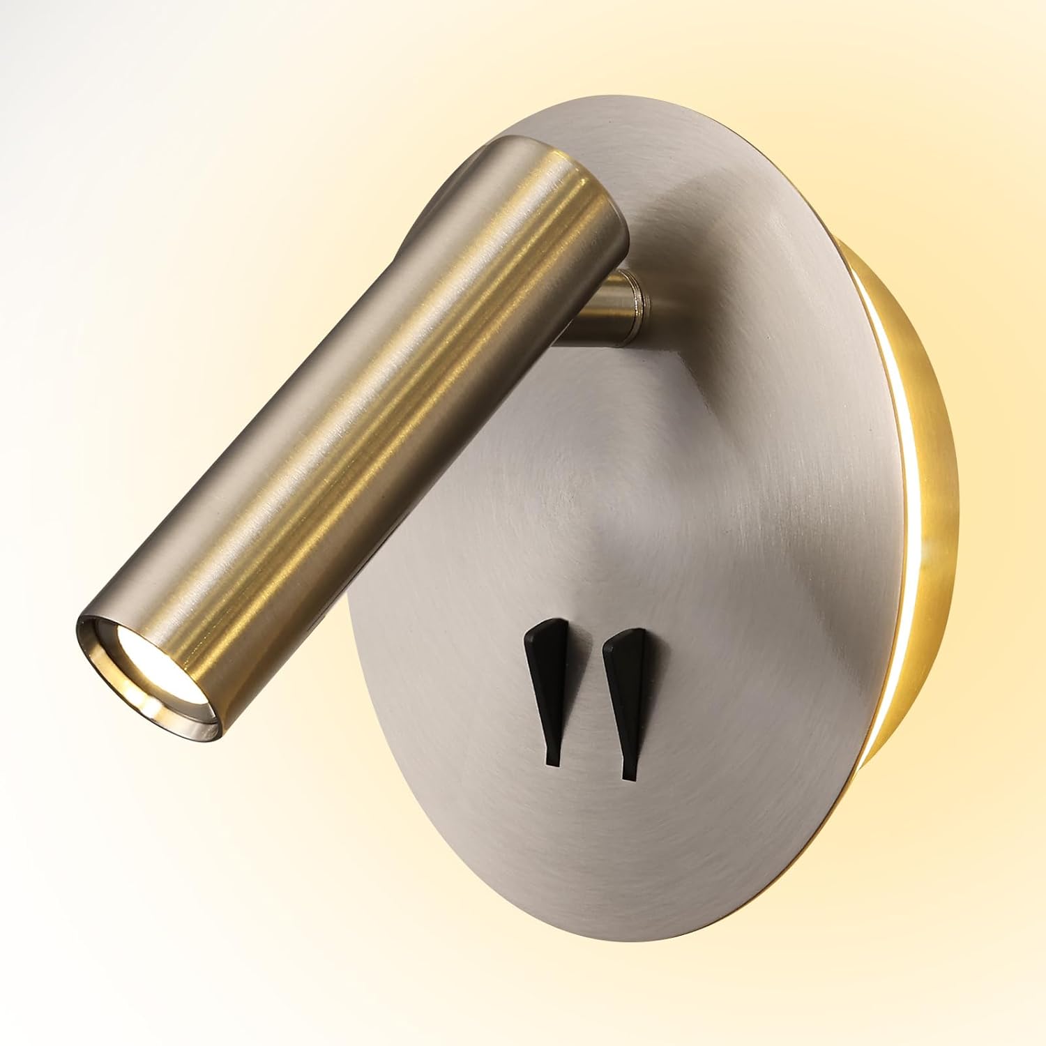 GZHJMY Wall Mount Reading Light for Beside, Backlight Night Wall Lamp ...