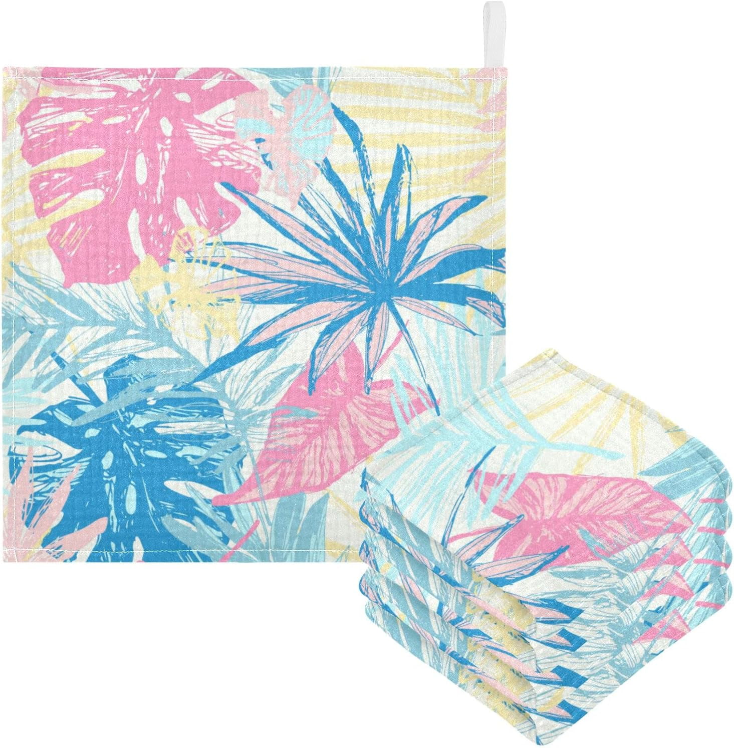 GZHJMY Washcloths Set Bathroom Kitchen Wash Cloths Face Towels Wipes ...