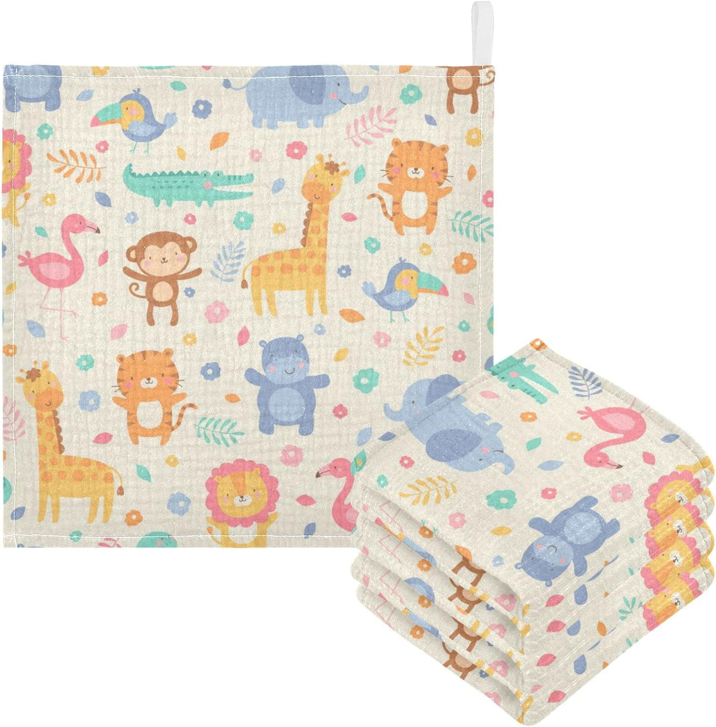 GZHJMY Washcloths Set Bathroom Kitchen Wash Cloths Face Towels Wipes ...