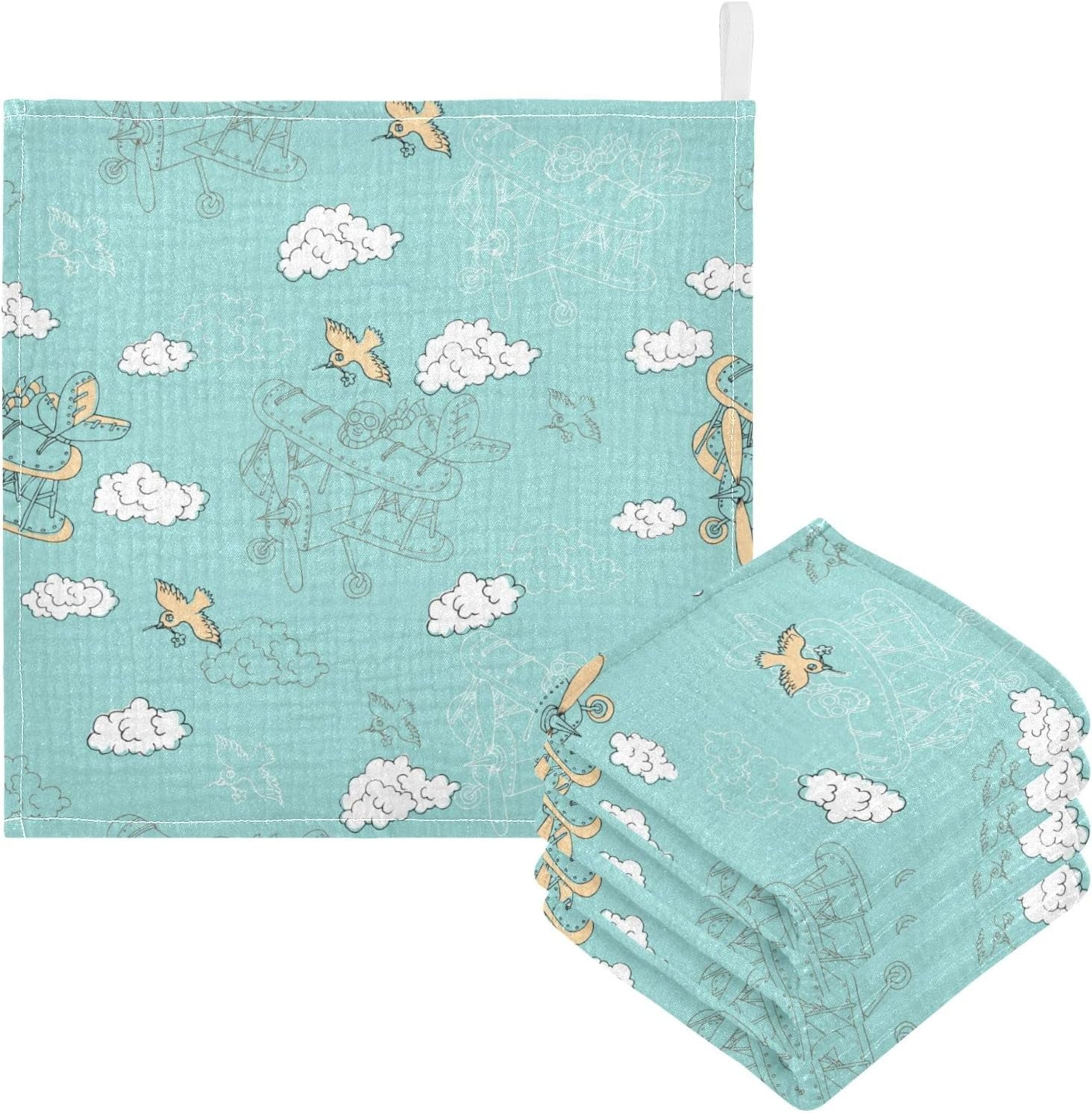 GZHJMY Washcloths Set Bathroom Kitchen Wash Cloths Face Towels Wipes ...