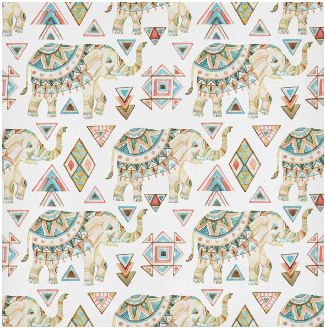 GZHJMY Watercolor Indian Elephant Cloth Napkins Set of 4 Pack, Washable ...