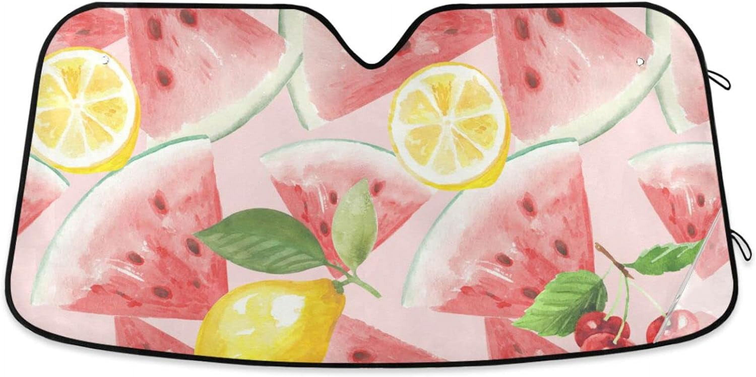 GZHJMY Watermelon Car Windshield Sun Shade Foldable Sun Shield Shade ...