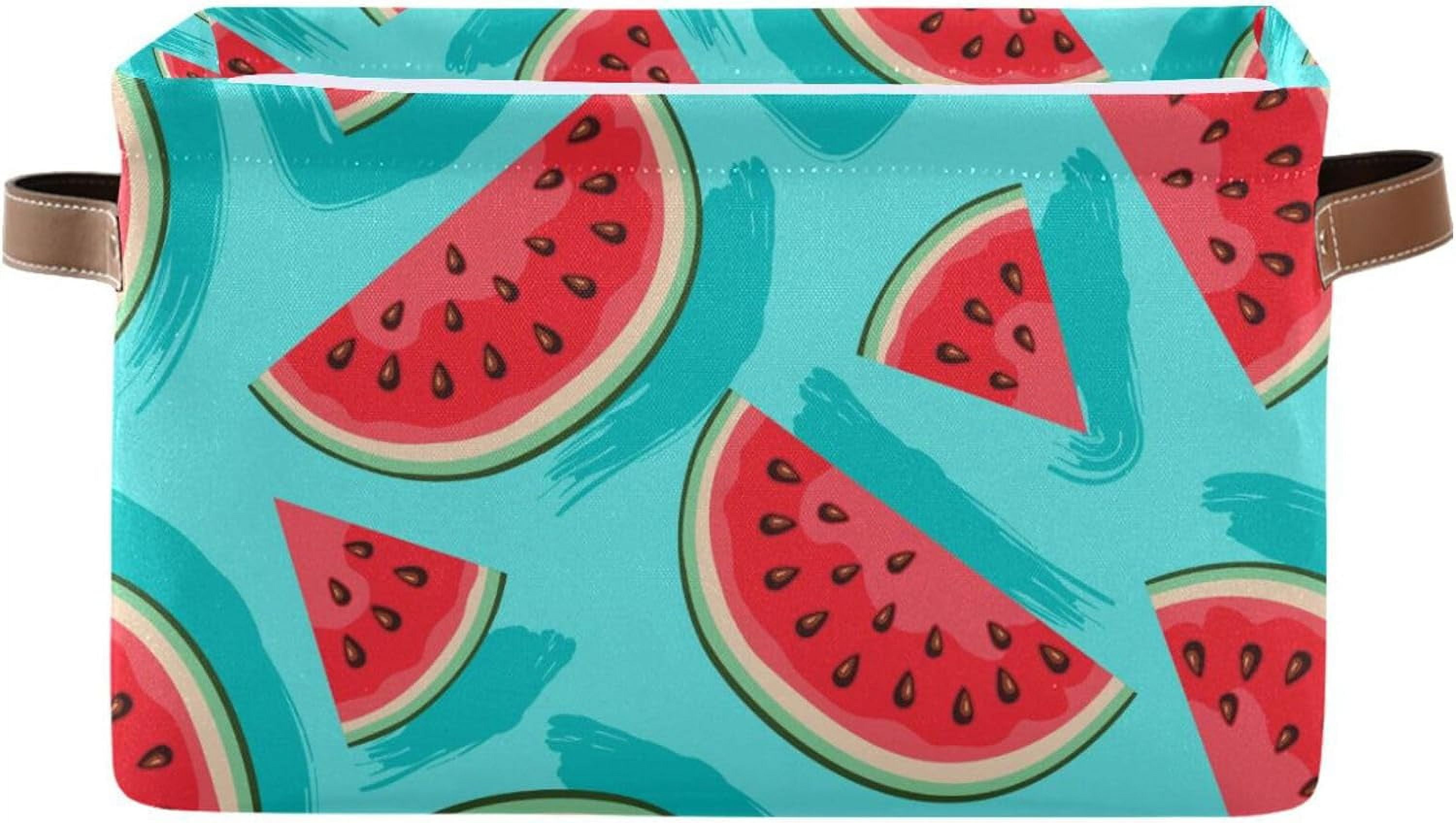GZHJMY Watermelons Storage Basket, Durable Canvas With Handles Large ...