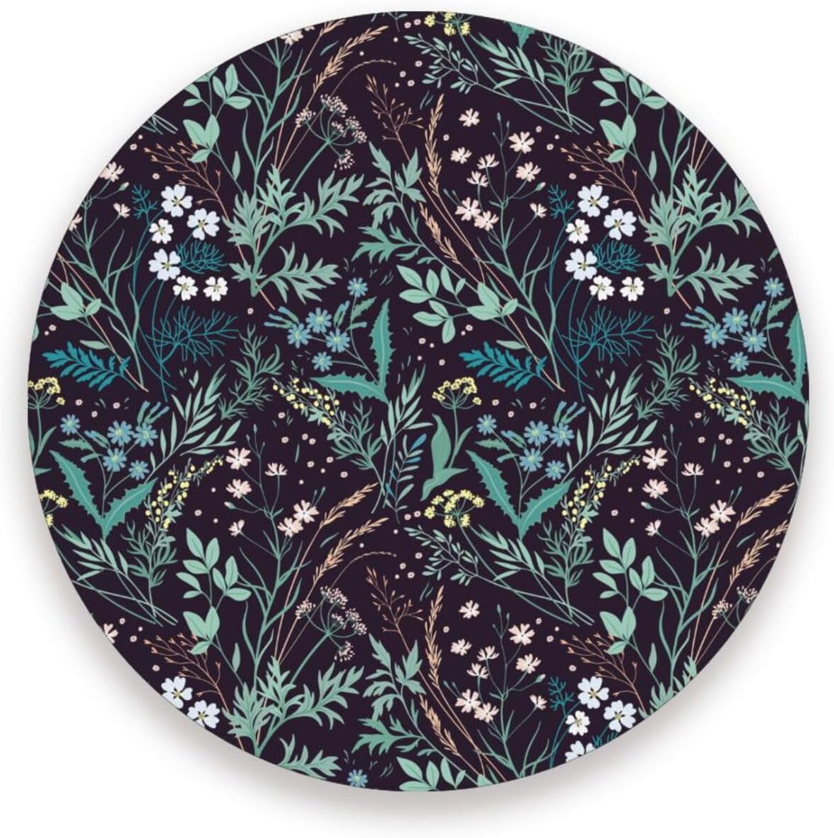 GZHJMY Wildflower Coasters for Drinks Set of 2, Absorbent Ceramic Drink ...