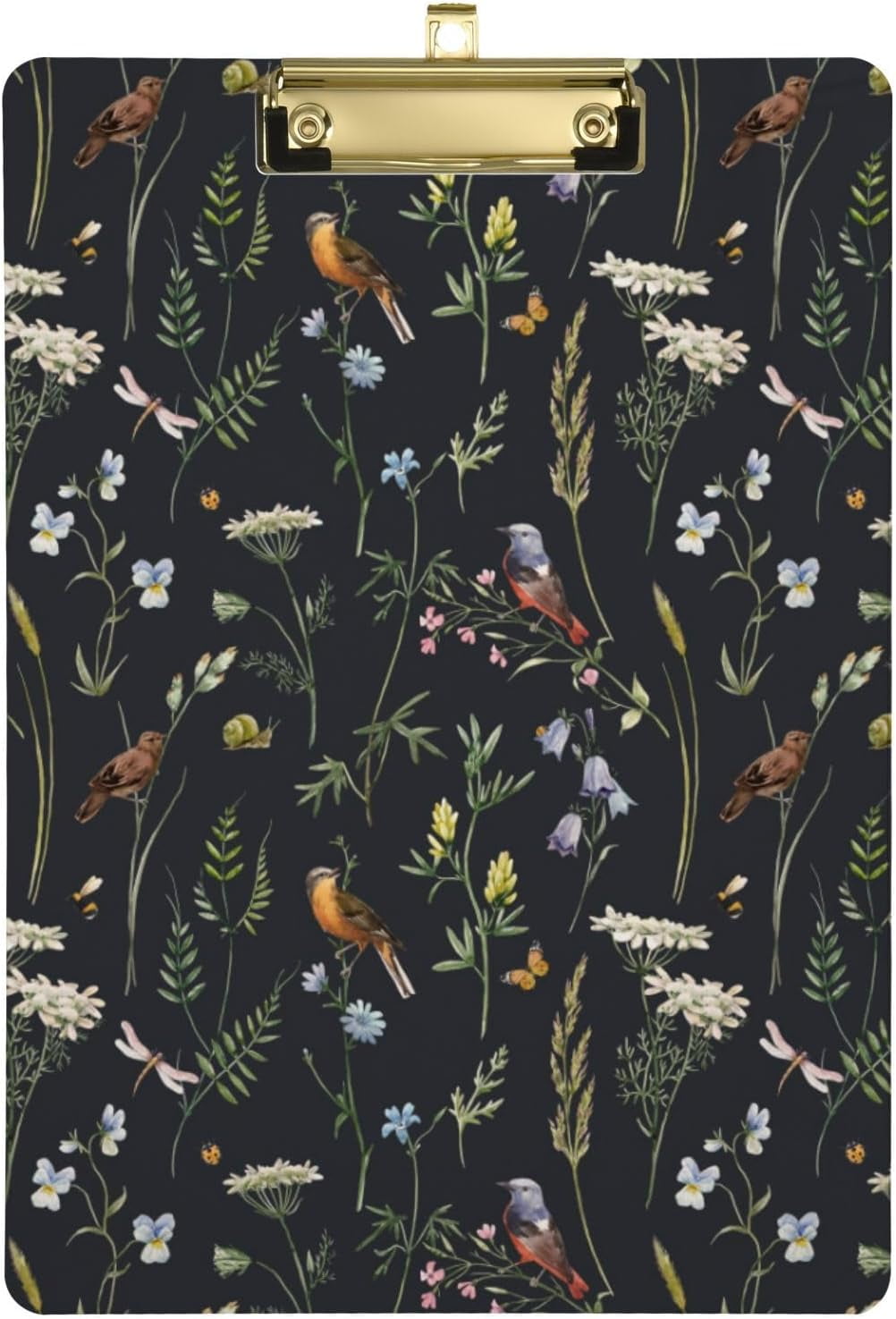 GZHJMY Wildflowers Clipboard A4 Standard Size Decorative Clipboard with ...