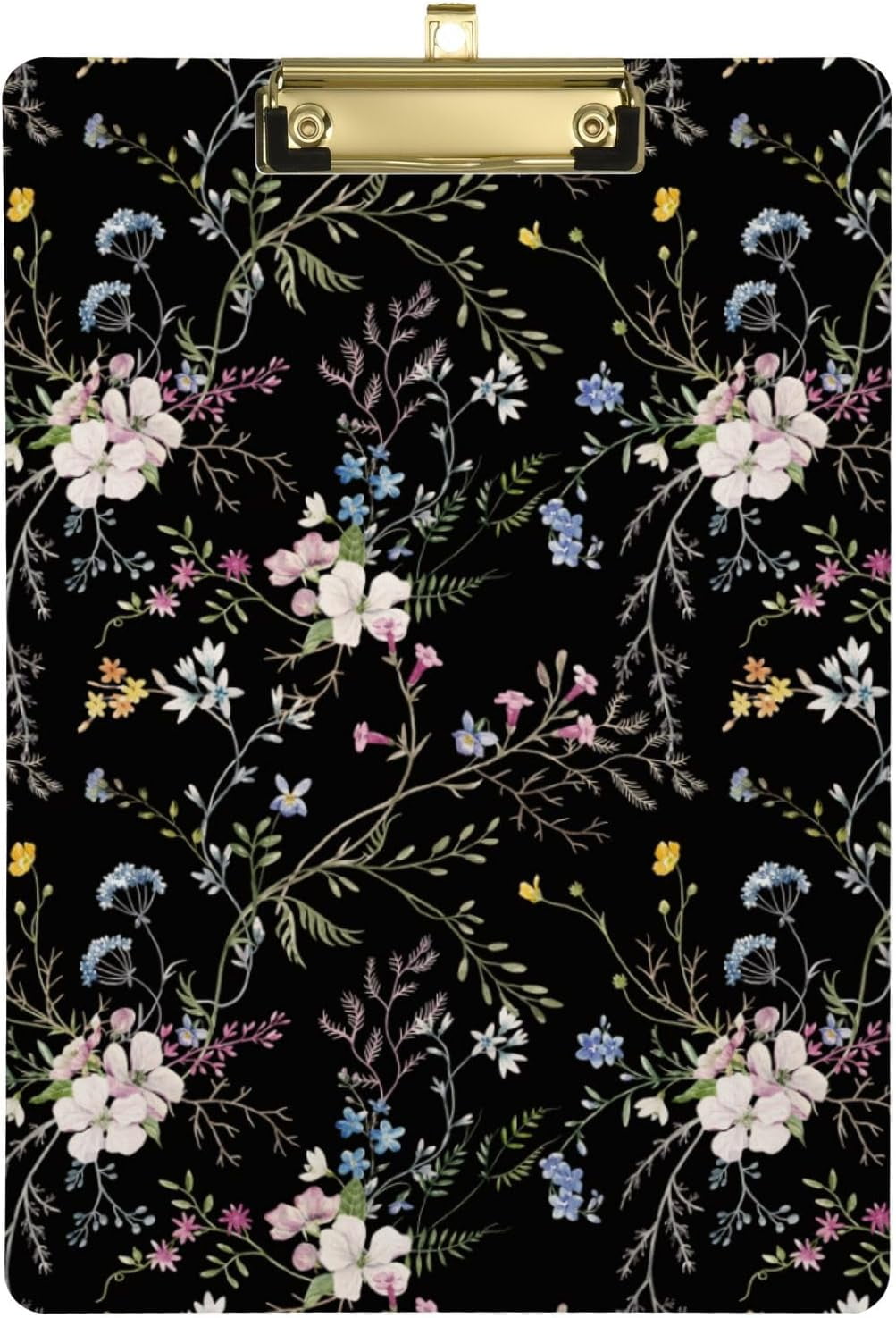 GZHJMY Wildflowers Clipboard A4 Standard Size Decorative Clipboard with ...